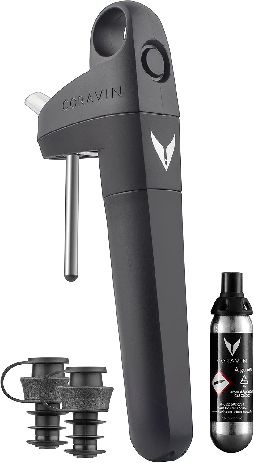 Amazon.com: Coravin Pivot - Wine-by-the-Glass System - Black - Wine ...