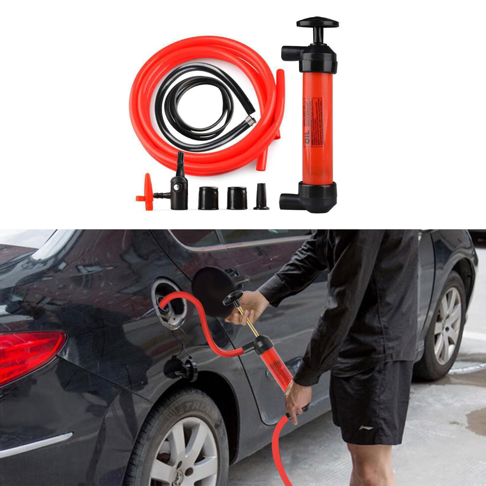 Amazon.com: HEVLE Multi-Use Siphon Pump Fluid Transfer Pump, Siphon ...