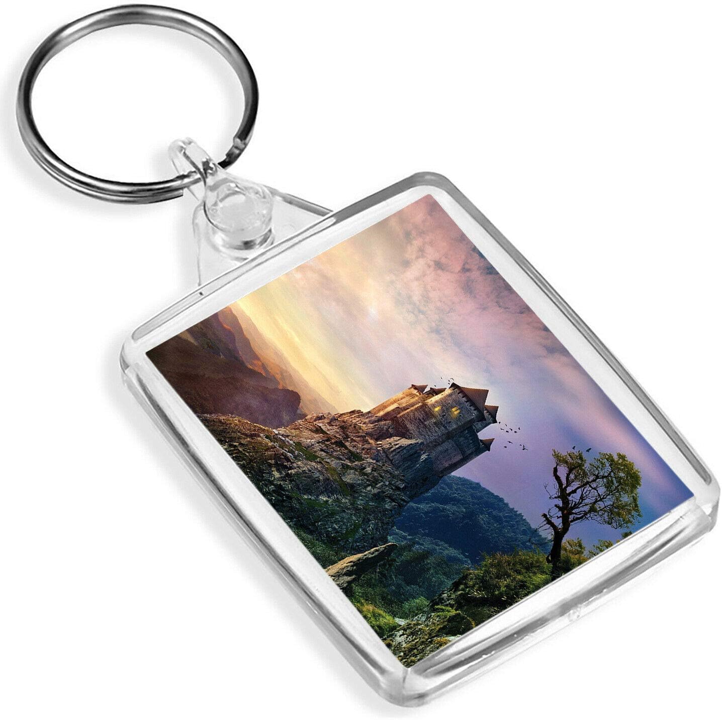 Amazon.com: Fairy Tale Castlem Keyring Magical Gamer Fantasy Gaming ...