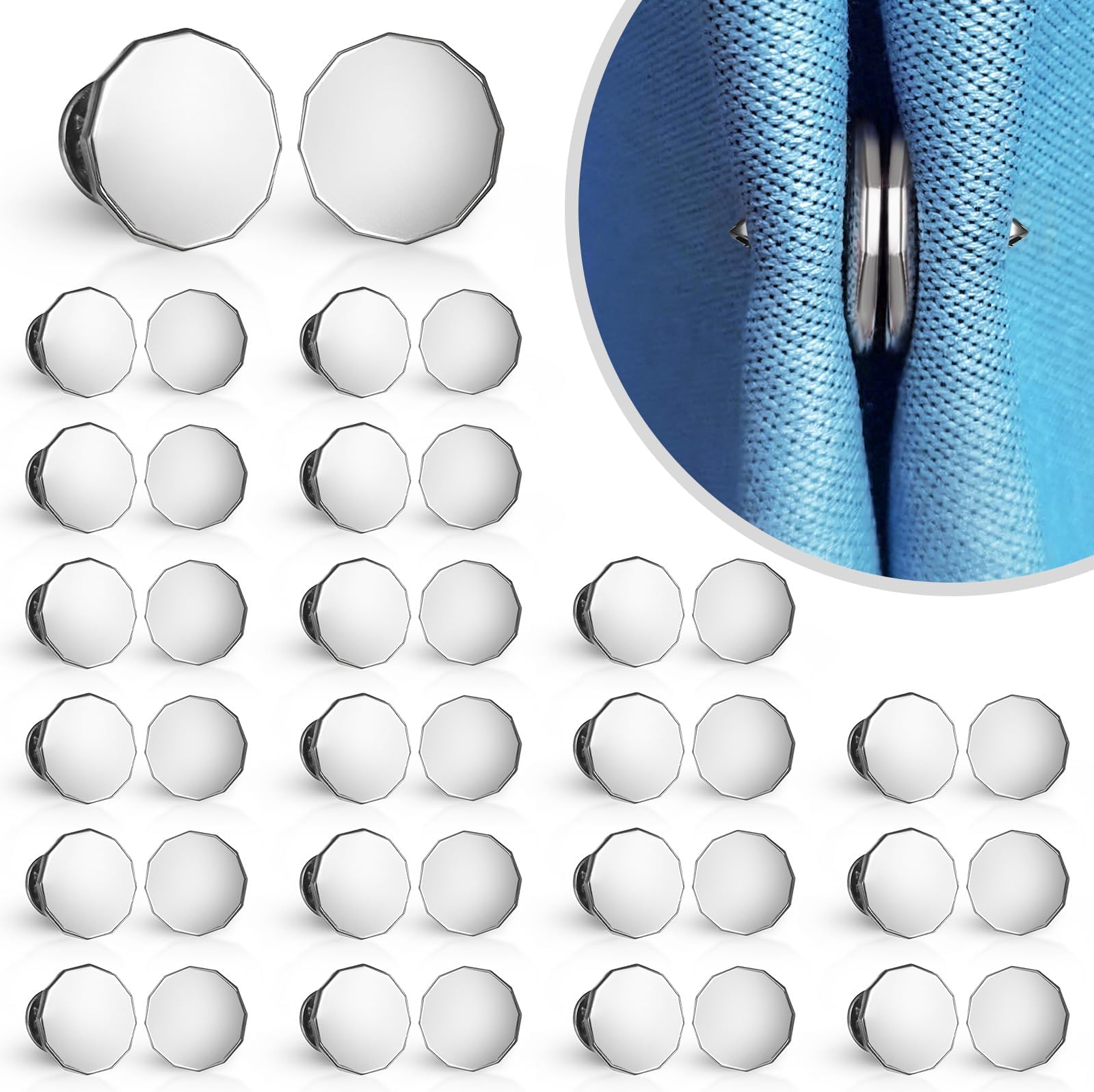 Amazon.com: 20 Pairs Curtain Magnets Closure, Curtain Weights Magnets ...