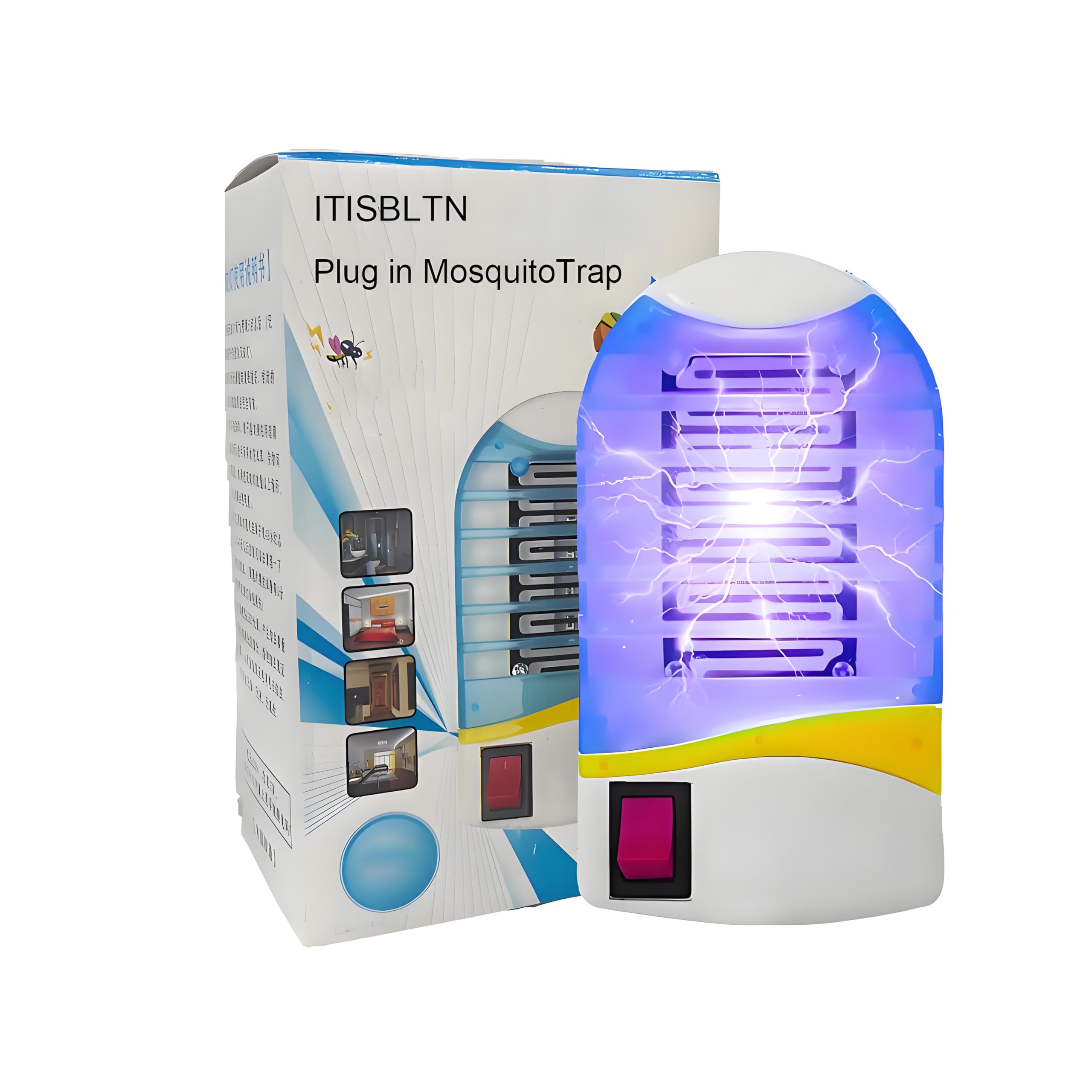 Amazon.com : ITISBLTN Fly Insect Trap, Plug in Bug Zappers for Indoor ...