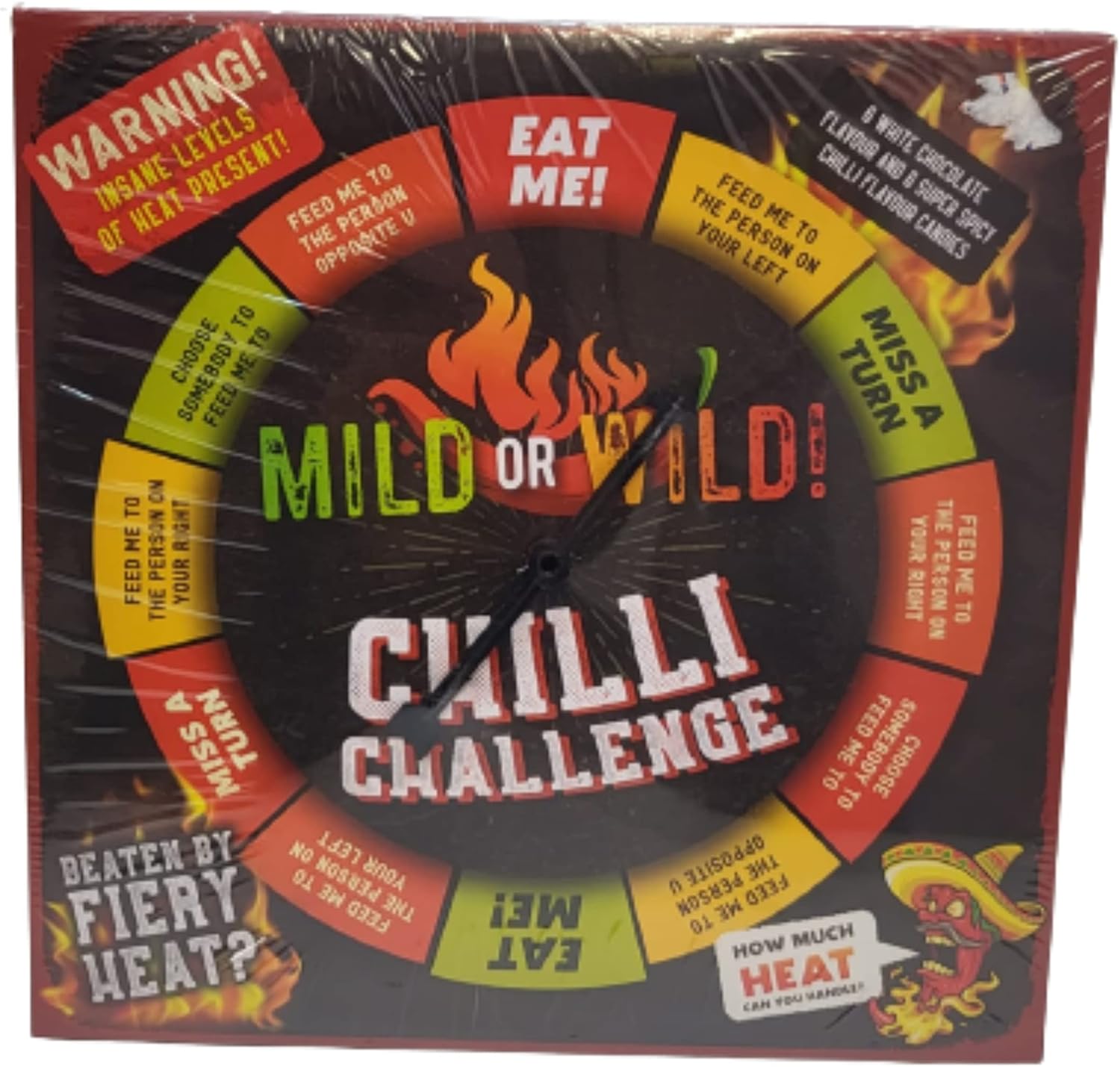 Mild or Wild Chilli Challenge Candy White Chocolate & Chilli Flavour ...