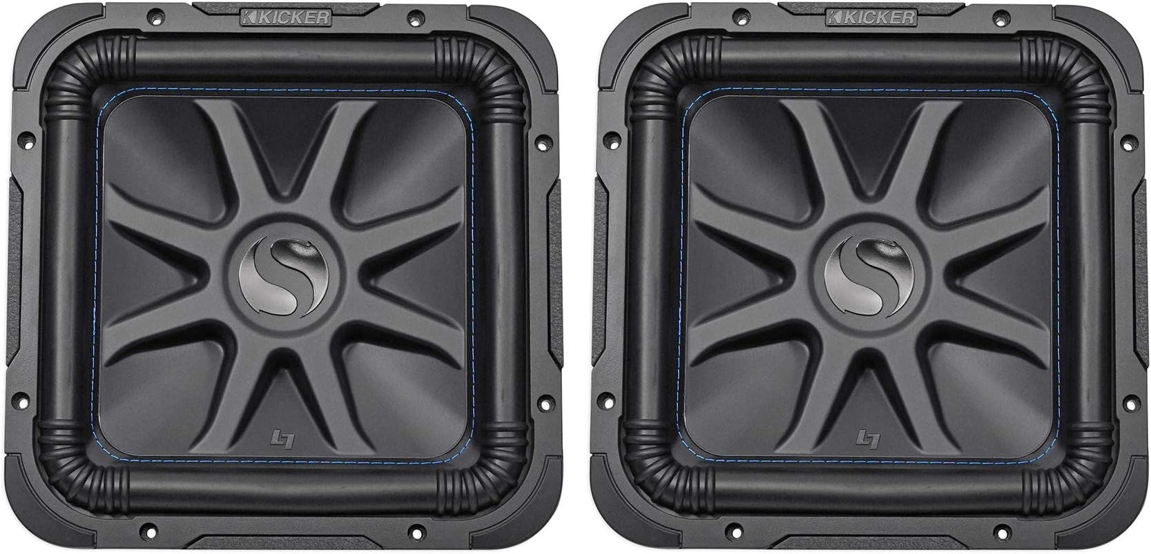 Amazon.com: KICKER (2) L7S124 12" 3000w Solobaric L7S Car Subwoofers ...