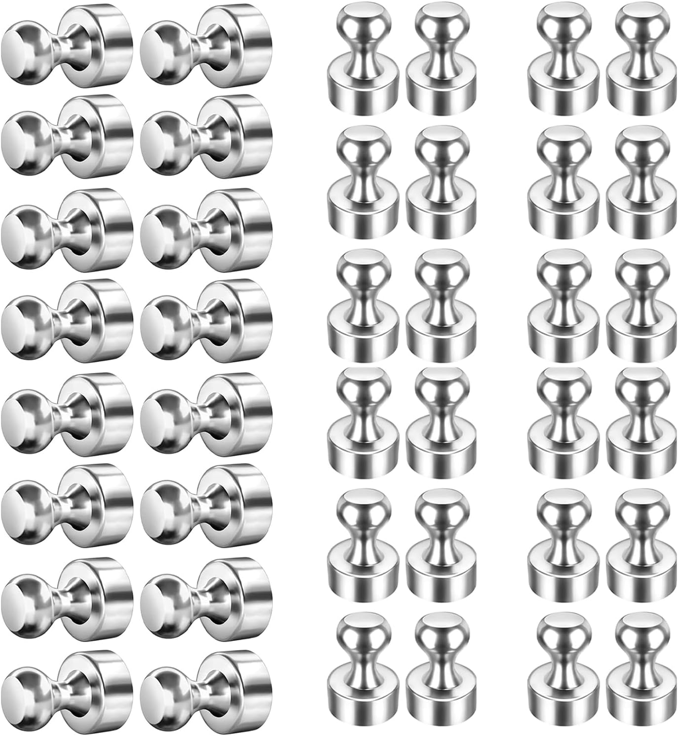 Amazon.com: 40 PCS Push Pin Magnets for Fridge, Magnetic Push Pin, N35 ...
