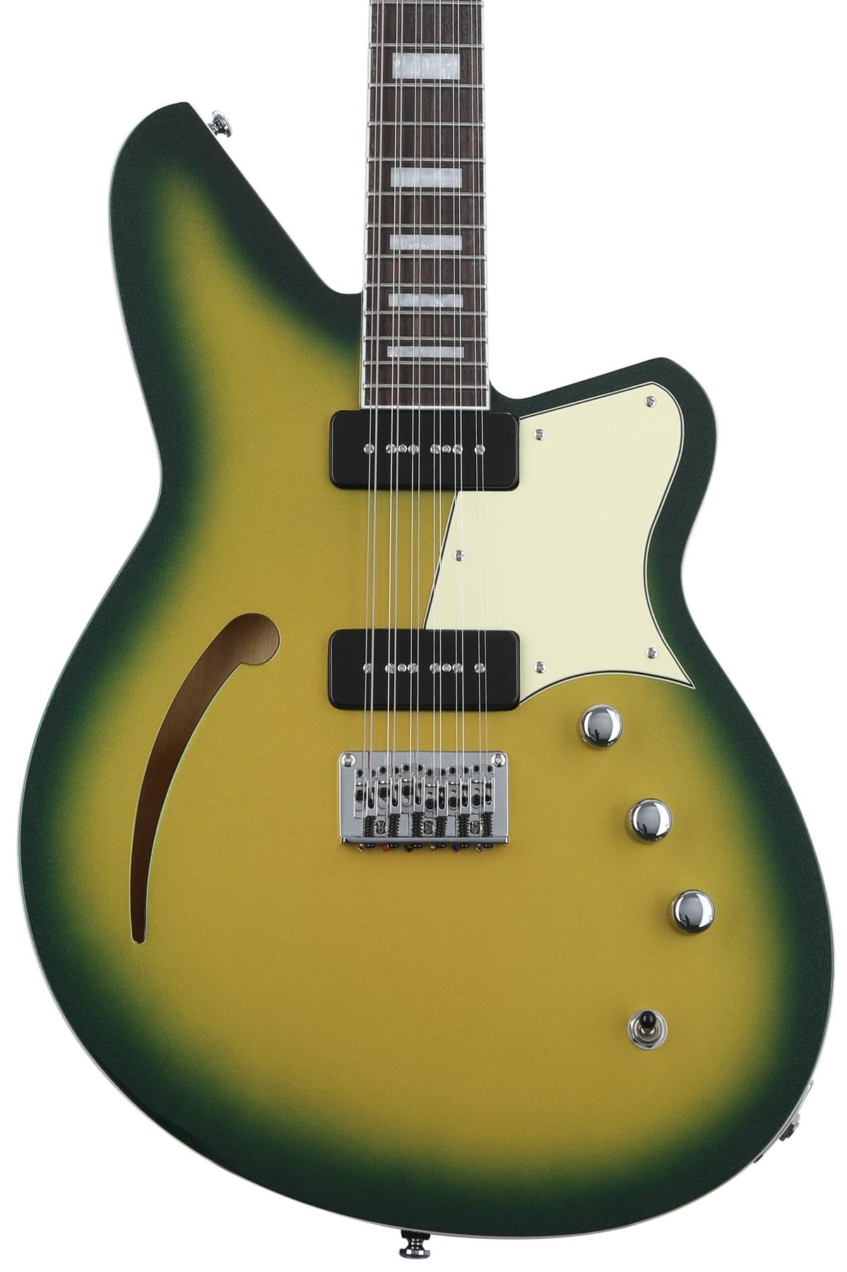 Amazon.com: Reverend Airwave 12-String Semi-hollow Electric Guitar ...