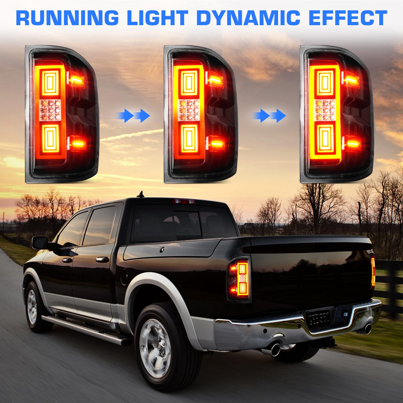 Snapklik.com : Gubebaili LED Tail Lights Assembly For 2014-2018 Chevy Silverado 1500 2500 HD ...