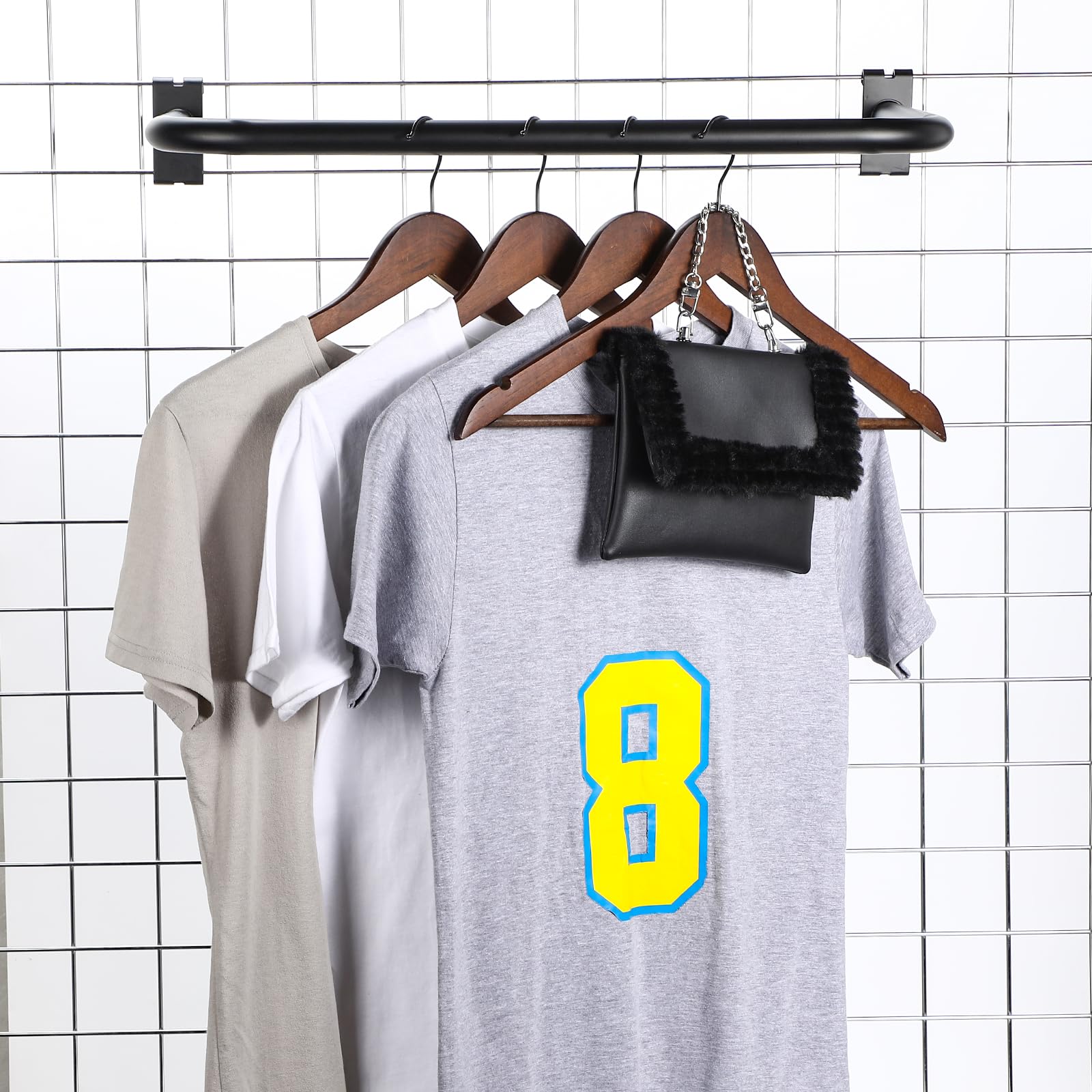 Snapklik.com : Gisafai 2 Pieces Gridwall Accessories U Shaped Hangrail ...