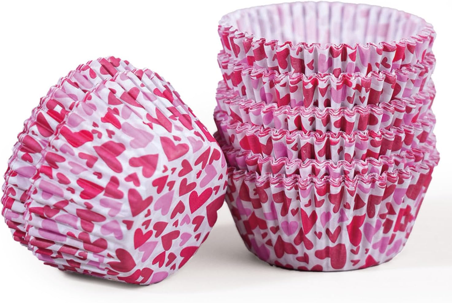 Amazon.com: Pink Standard Cupcake Liners 200 Pcs:Pink Cupcake Muffin ...