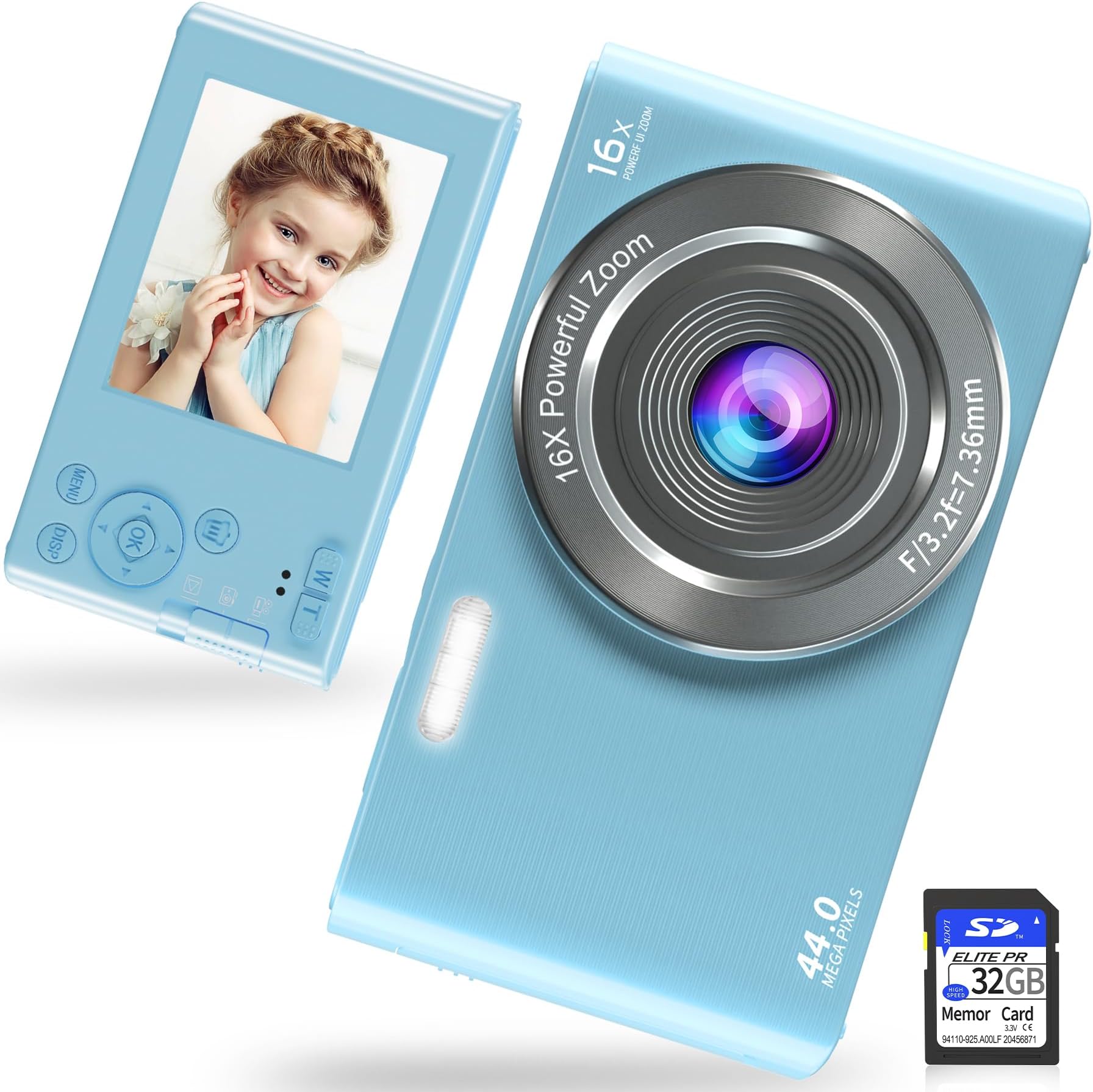 Amazon.com : Saneen Digital Camera, FHD 4K Cameras for Photography ...