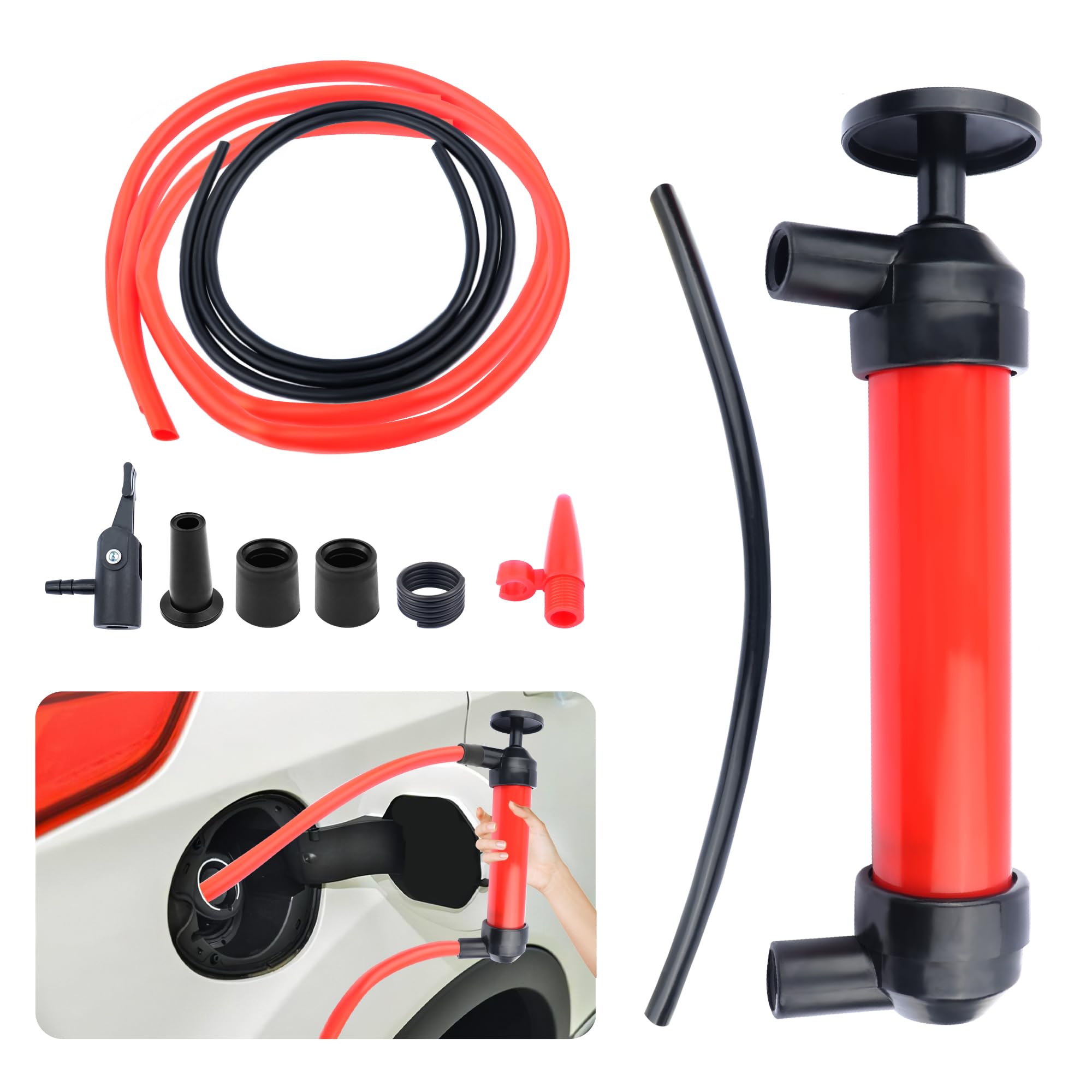Amazon.com: Fuel Transfer Pump Kit,Multi-Use Hand Pump Fluid Transfer ...