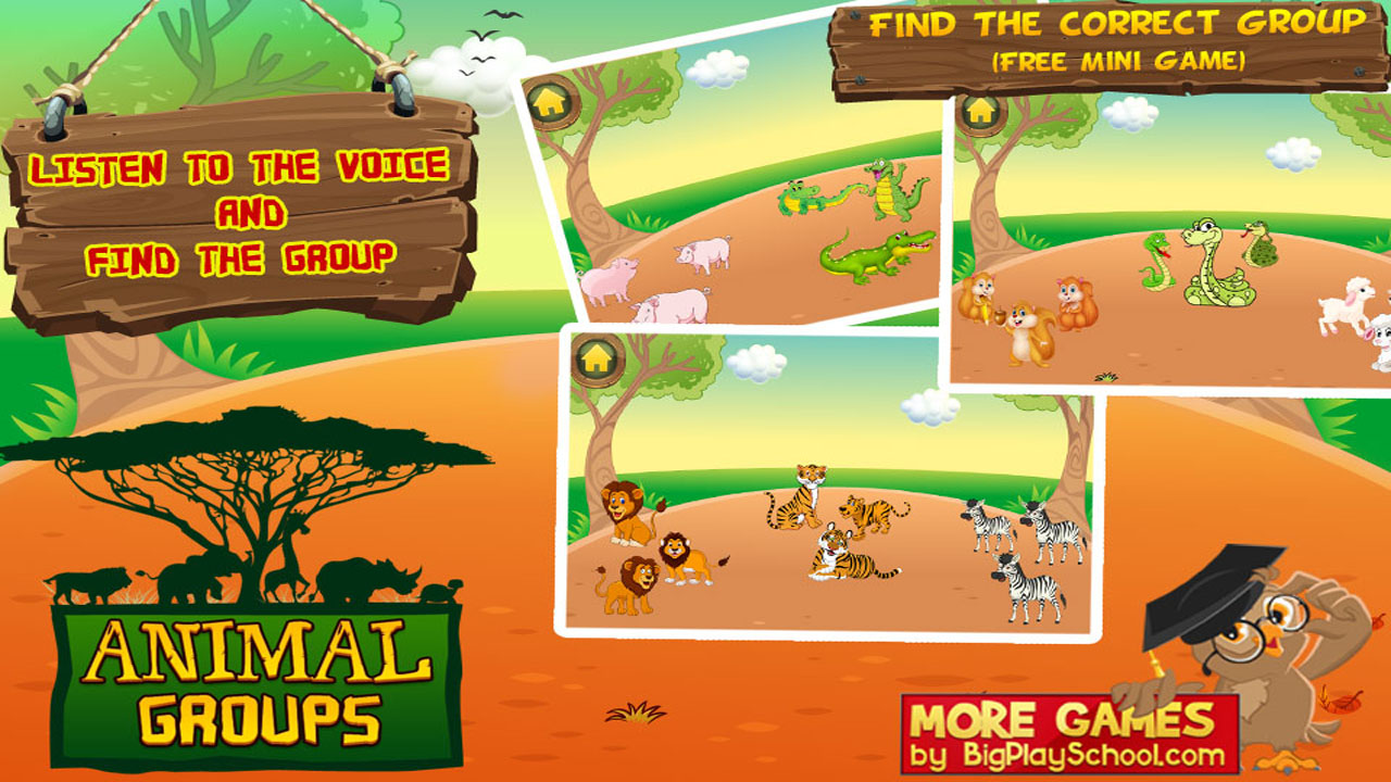 Animal Groups - Learn Animals - App on Amazon Appstore