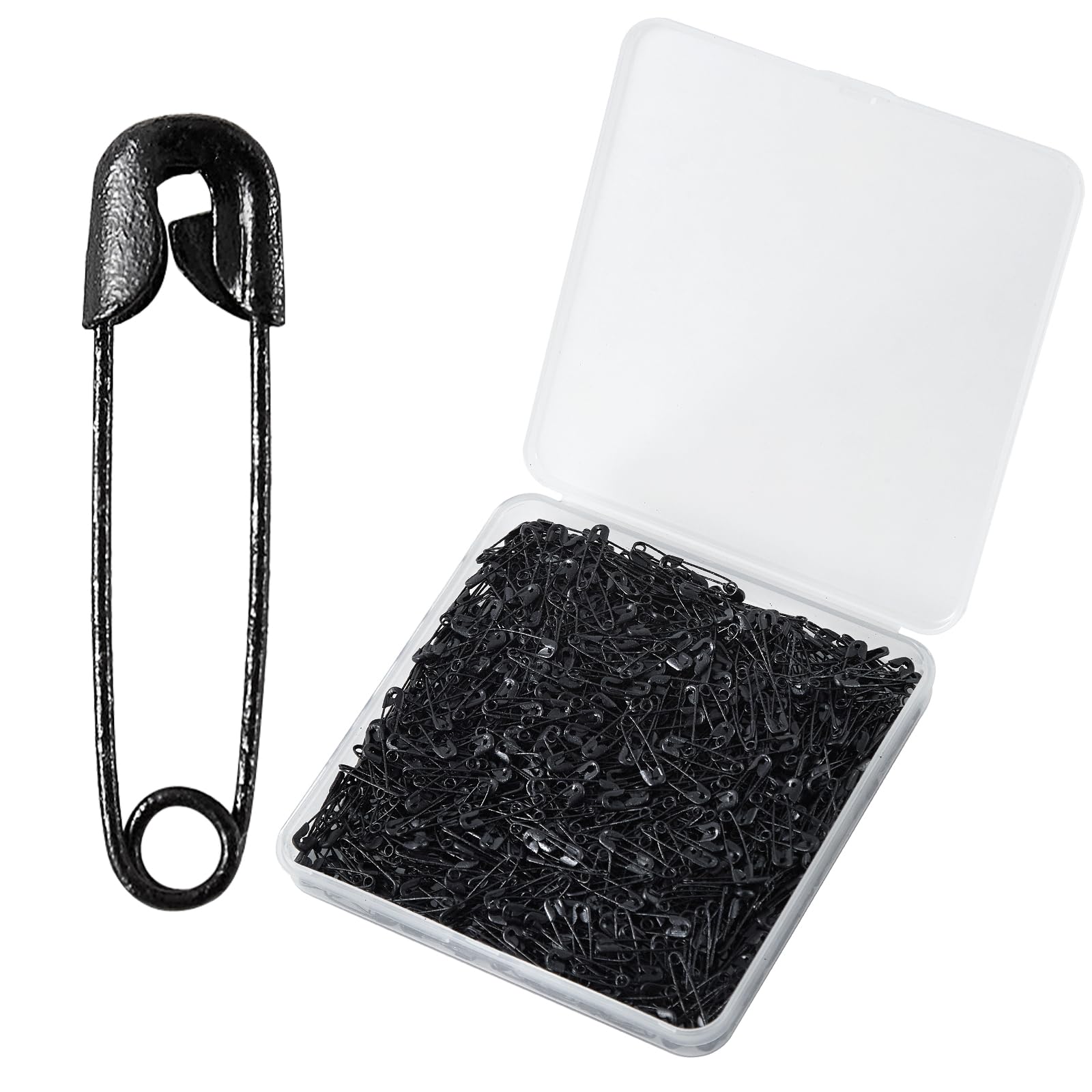 Amazon.com: ZZJMCH 500PCS Safety Pins, 0.75Inch/19mm Small Fastening ...