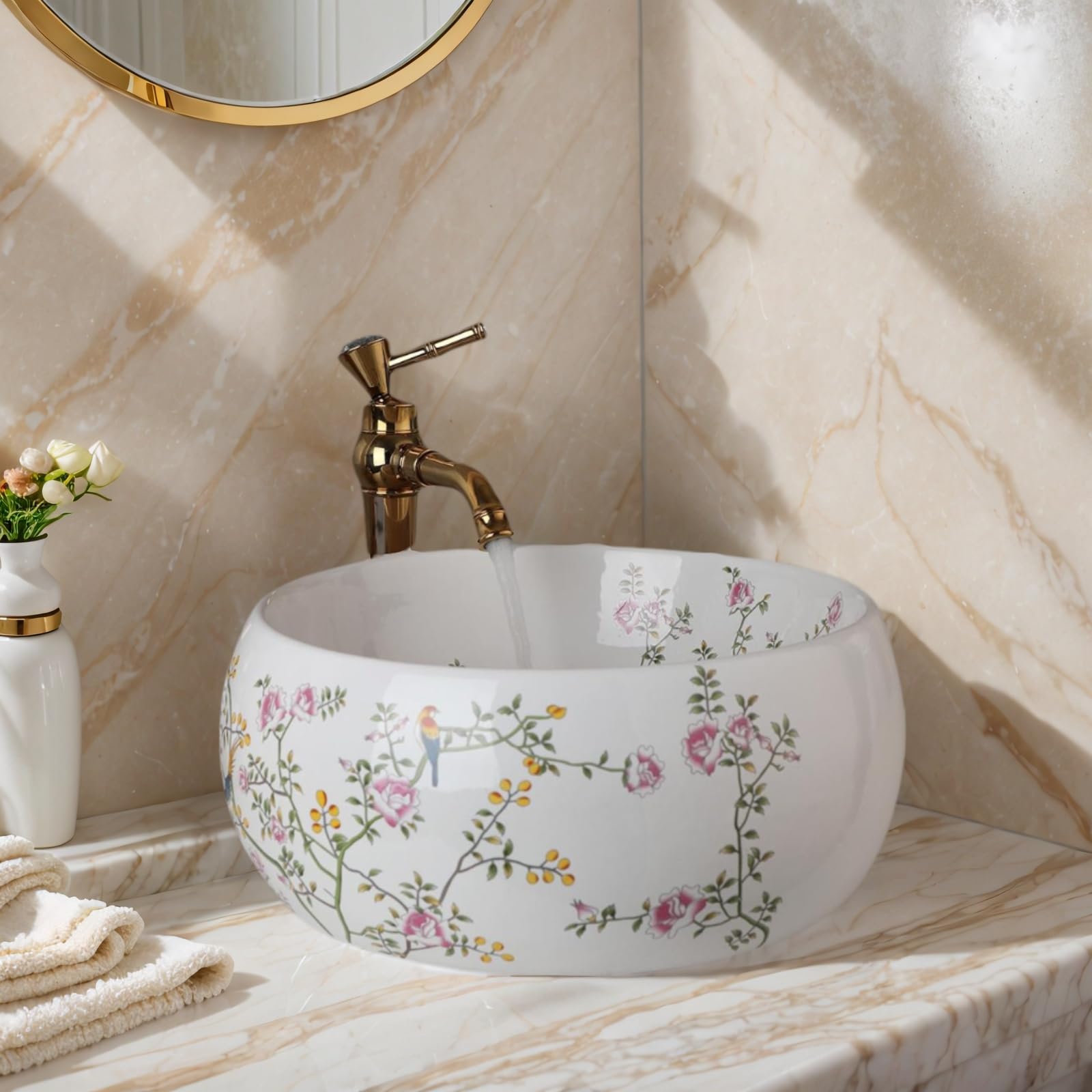 Floral Bathroom Sinks New Flower Wash Basin Designs For Dining Room