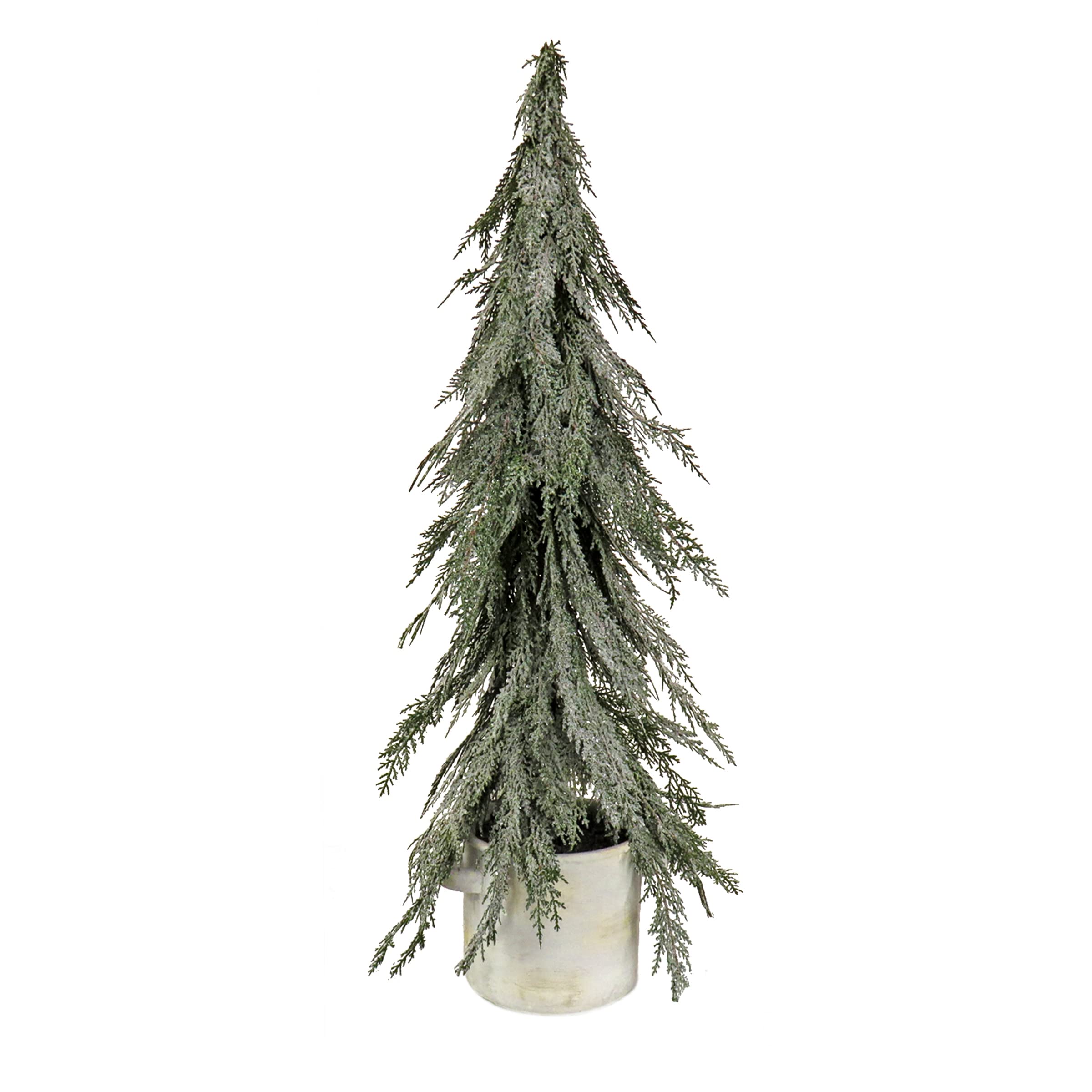 HGTV Home Collection Artificial Christmas Tree, Potted Pine, Down Swept ...