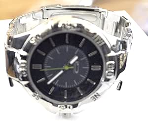 Amazon.com: Identity London Gents Blue Dial Stainless steel Watch ...