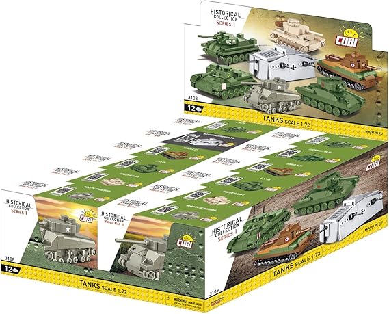 Amazon.com: COBI Historical Collection WWII Counter Display Unit - 12 1 ...