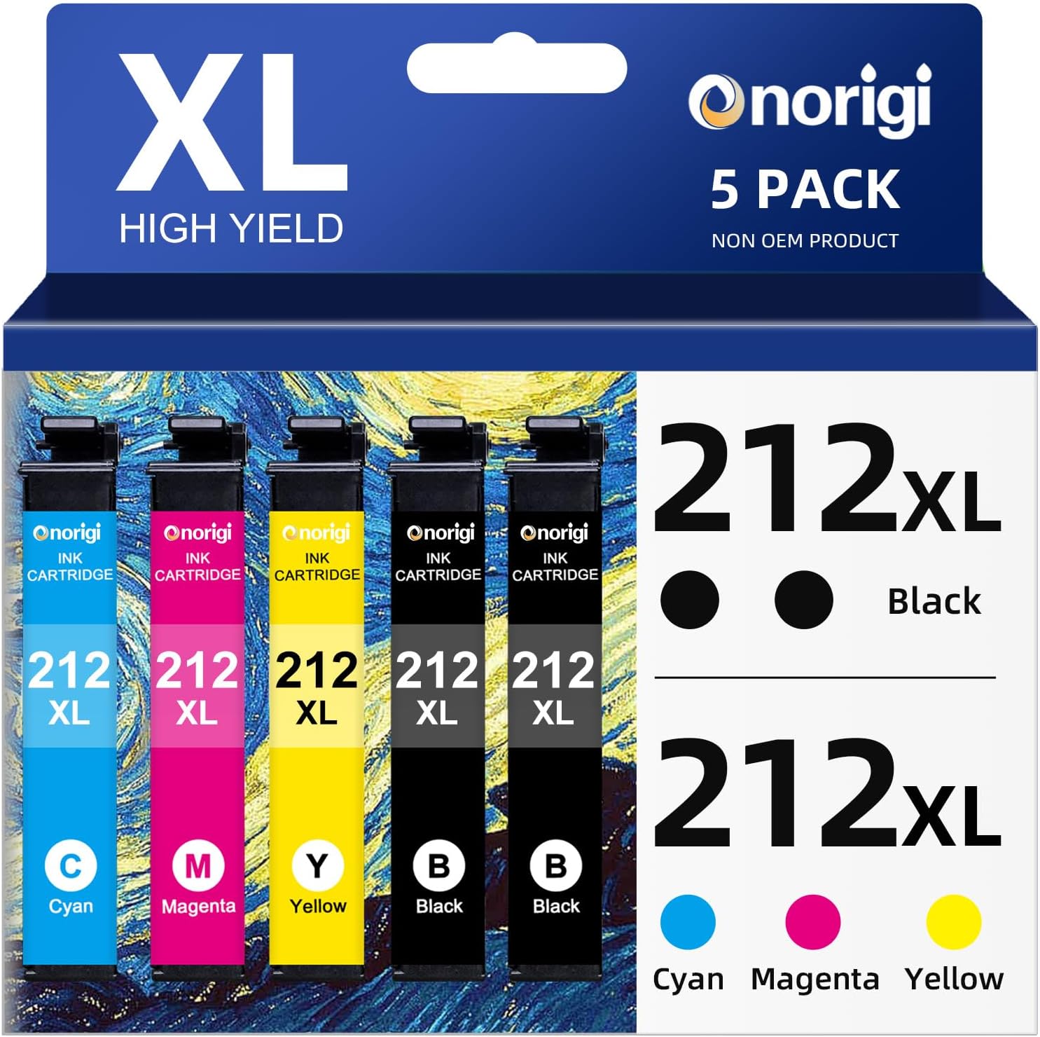 Amazon.com: Onorigi 212XL Remanufactured Ink Cartridge Replacement for ...
