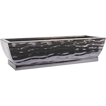 Amazon.com: Modern Rectangle Planter Box - 32" Metal Planter Ideal as a ...
