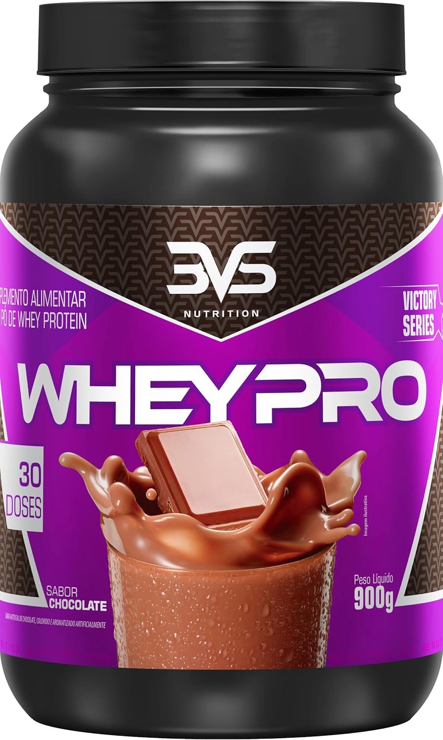 3VS Nutrition Whey Pro 900g Sabor Chocolate | Amazon.com.br