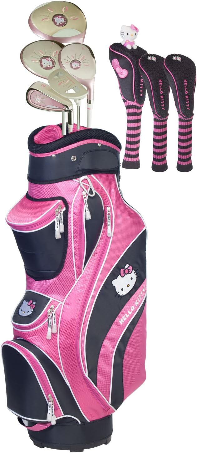 Amazon.com : Hello Kitty Golf Women's Complete Set (Black/Pink, Right ...