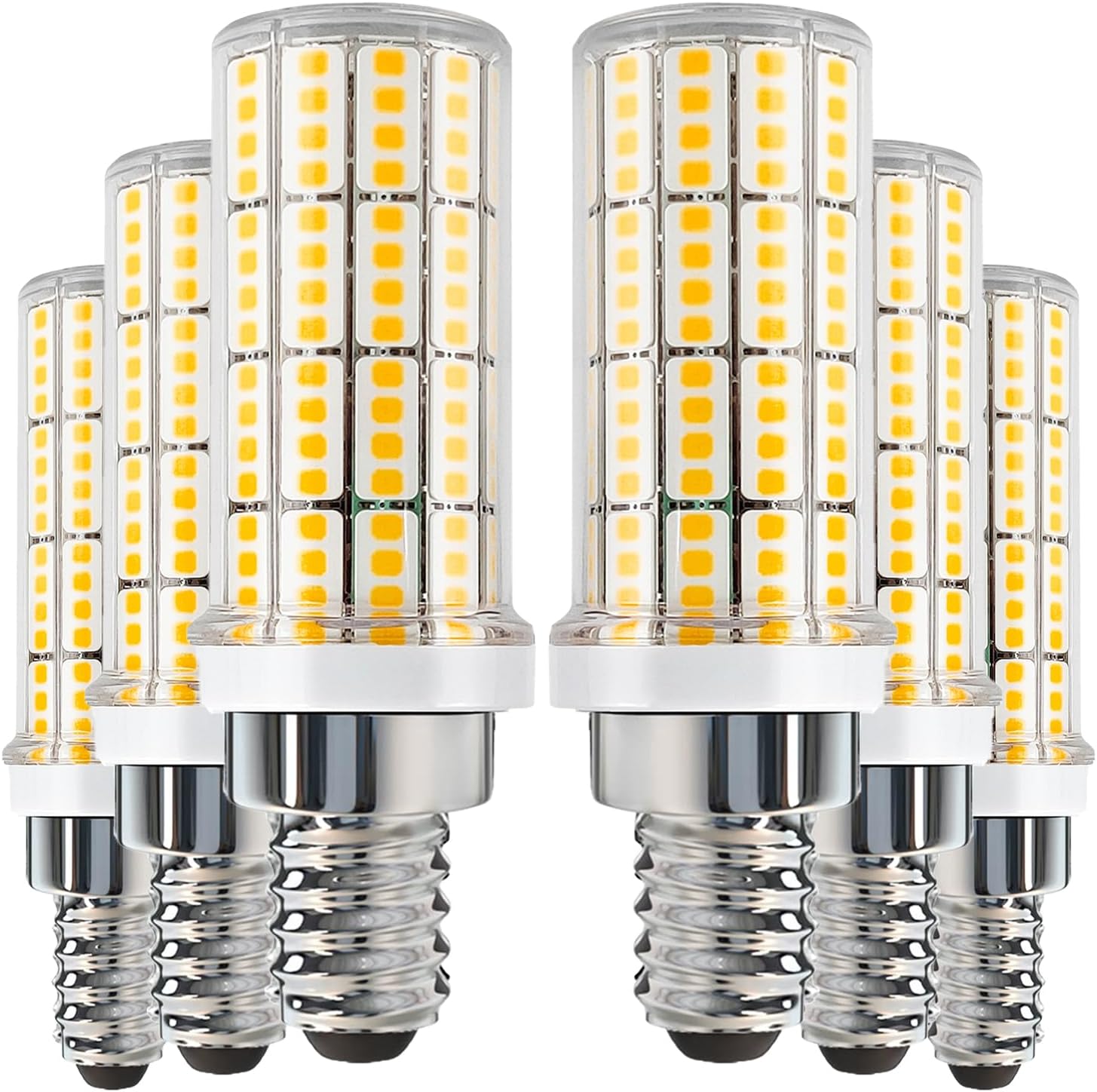 RIUVAO 6-Pack LED Light Bulb， 200W Equivalent 2500Lumen 3000K Cool ...