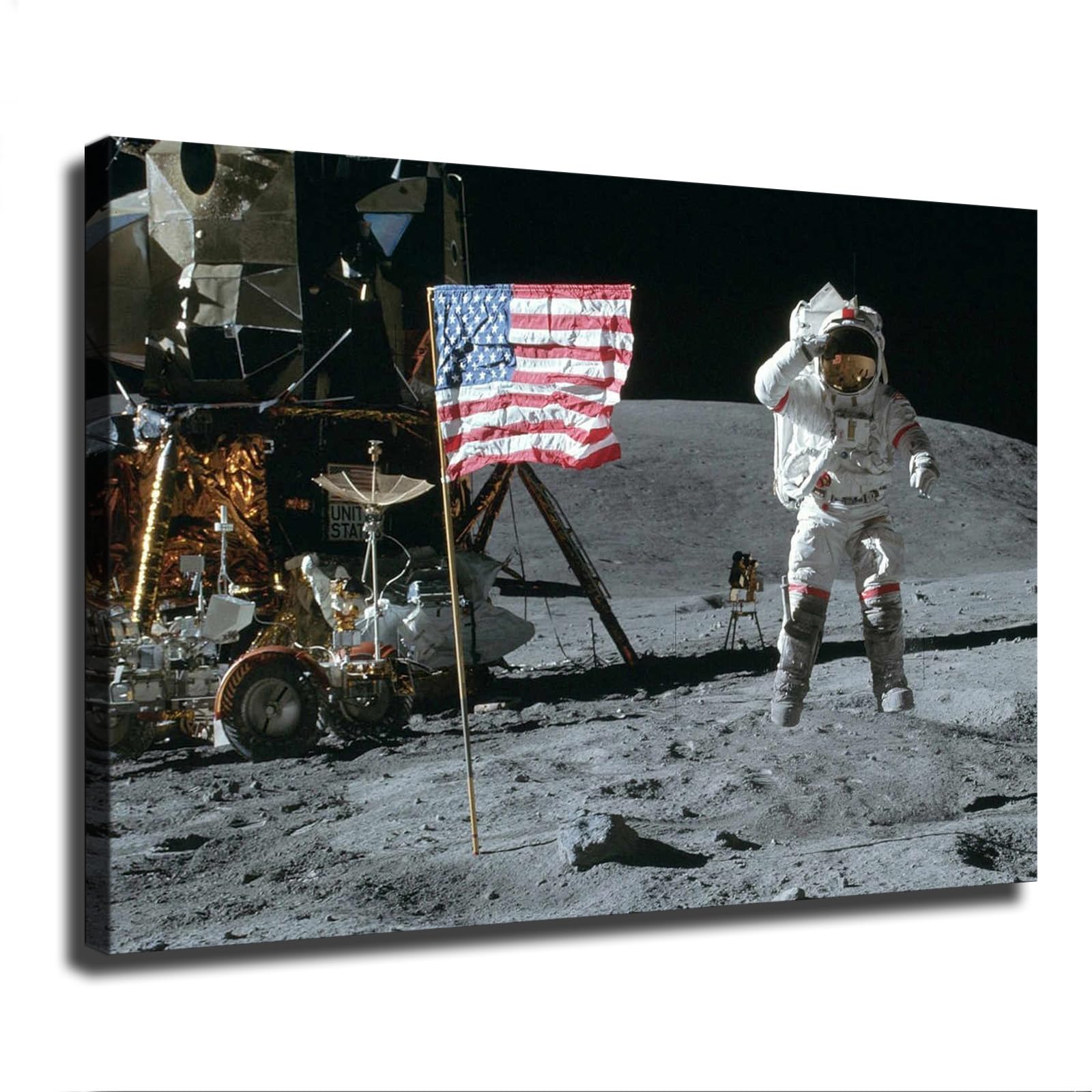 Painting Of Moon Landing