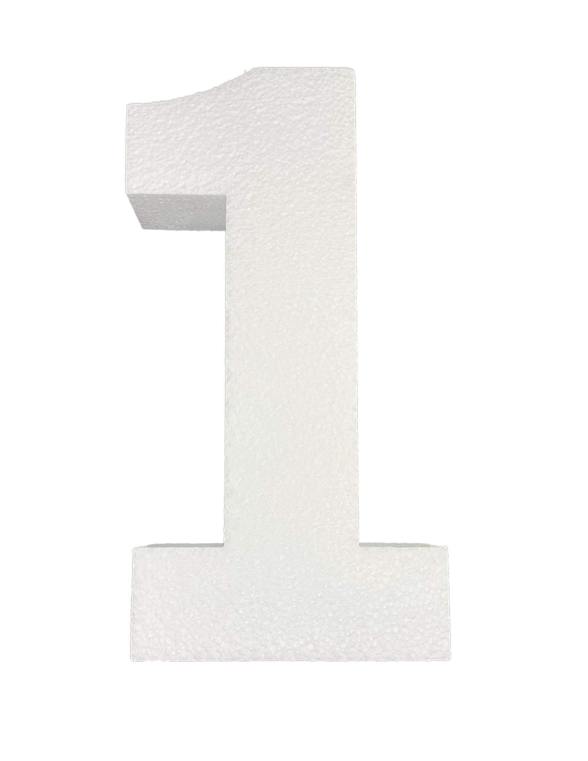 Snapklik.com : Smooth Foam Numbers - 12 Inches