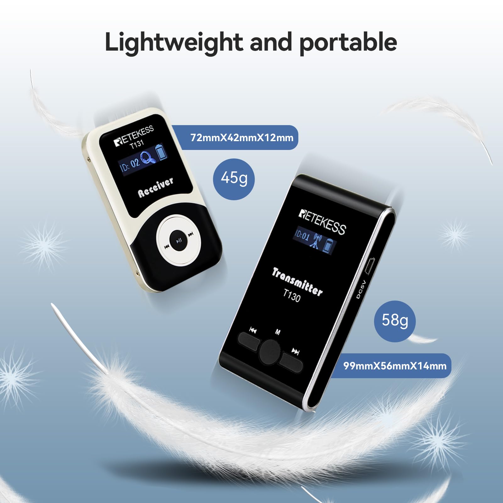 Snapklik.com : Retekess T130 Wireless Tour Guide System, Tour Guide ...