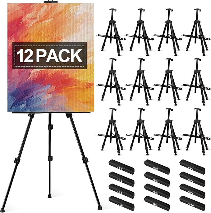 Amazon.com: AROIC Art Painting Artist Easel Stand, Painting Display ...