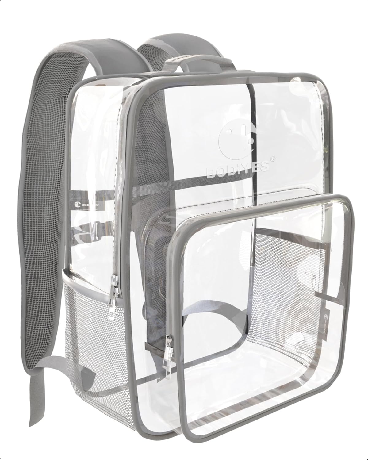 Amazon.com | BODiYES 14" Clear Backpack - 15L Reinforced Heavy-Duty ...