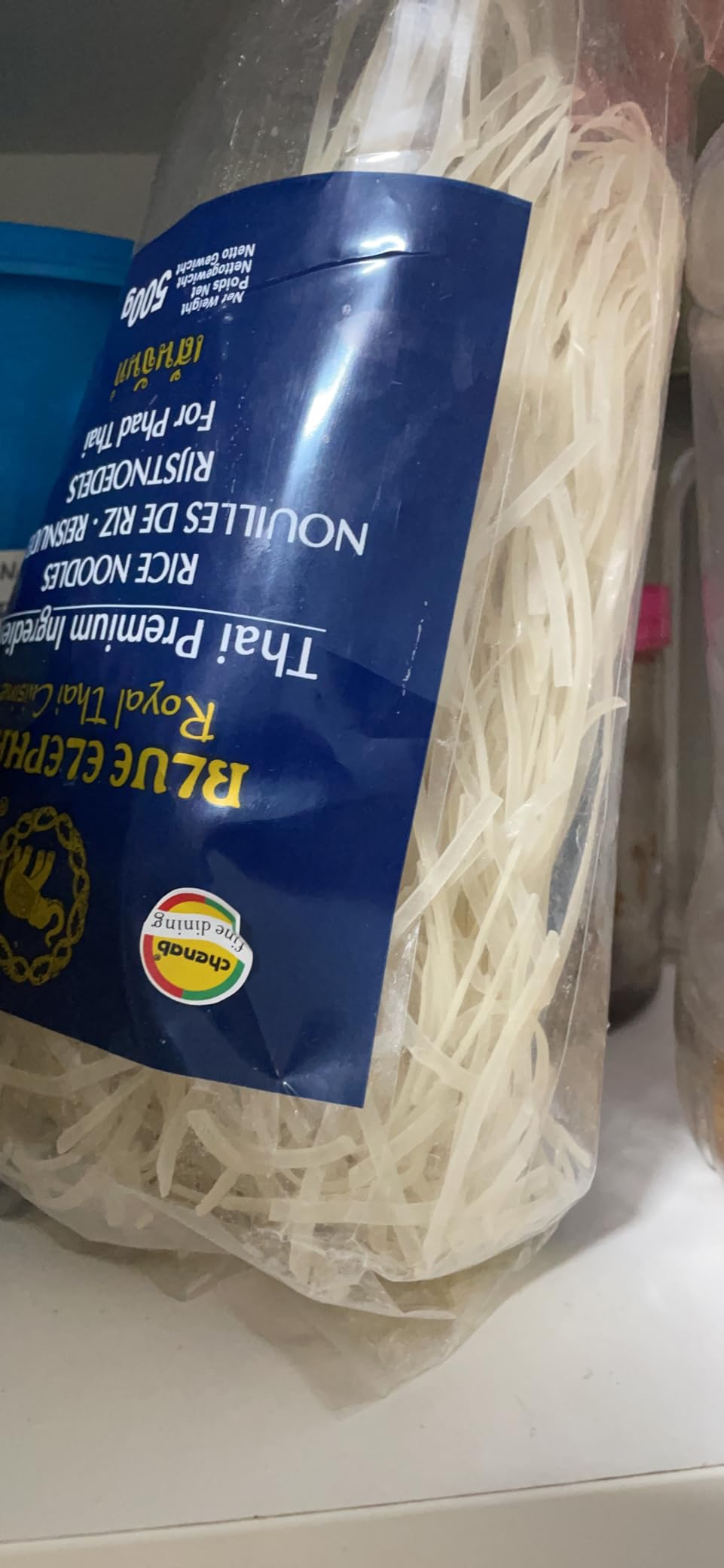 BLUE ELEPHANT Thai Pad Rice Noodles, 500G (Pack Of 2), Gluten Free, 500 ...