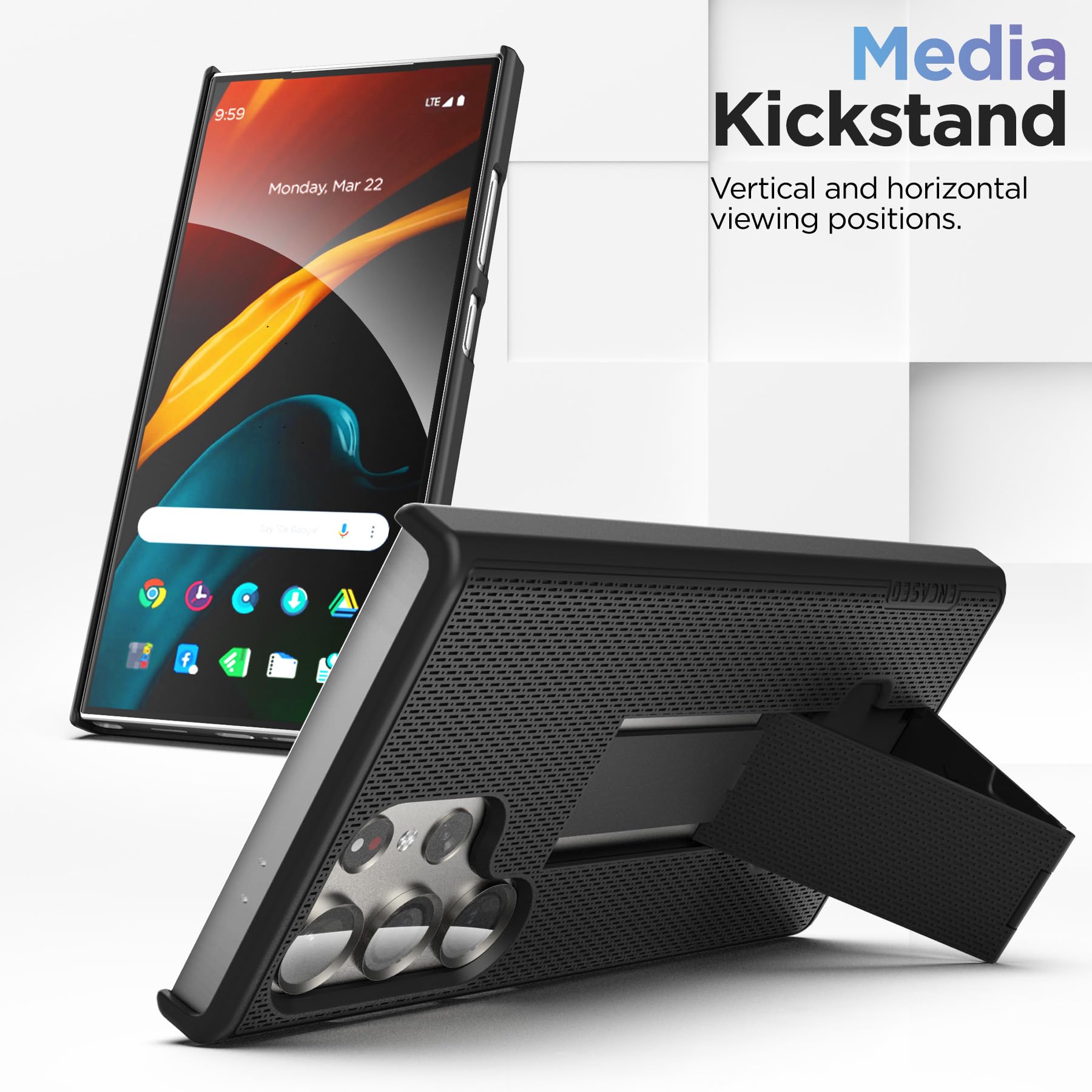 Snapklik.com : Encased DuraClip Designed For Samsung Galaxy S24 Ultra Belt Clip Case