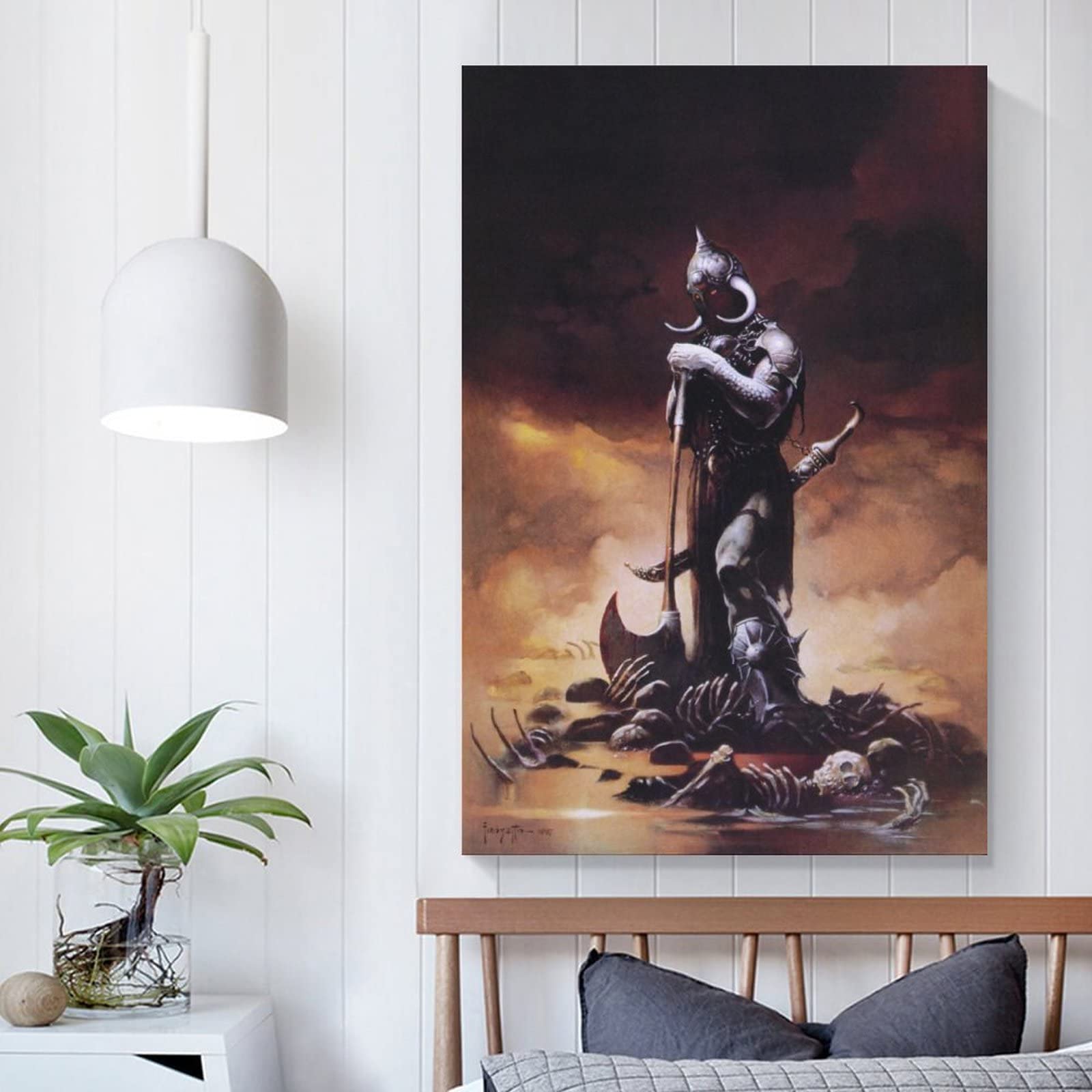 Frank Frazetta Death Dealer Frank Frazetta - Death Dealer - Black Light ...