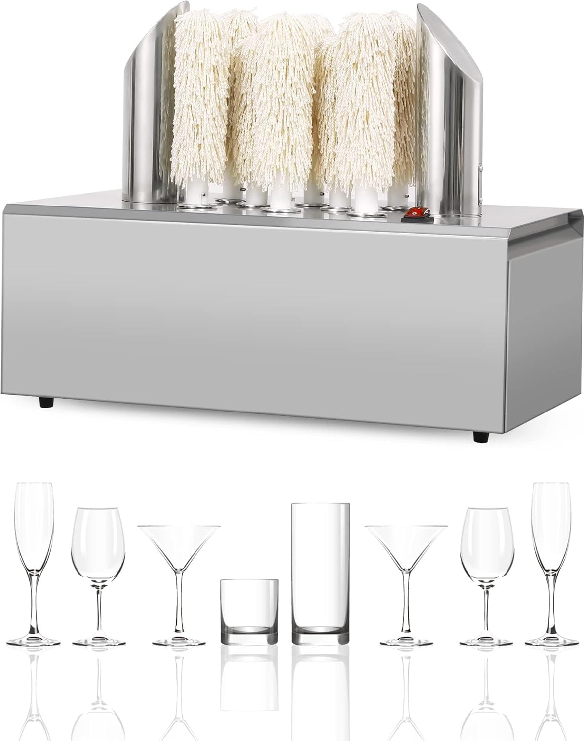 Amazon.com: Wine Glass Polisher, Commercial Glass Polisher, Electric ...