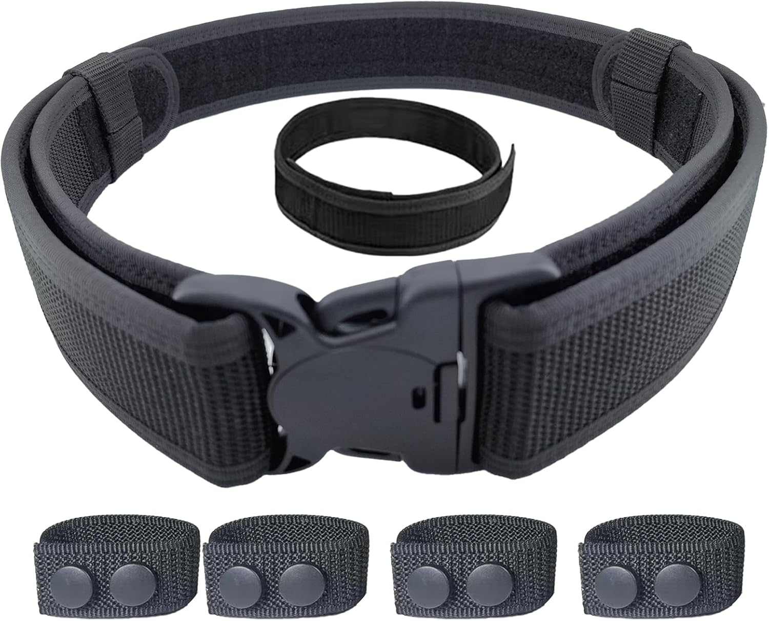 Amazon.com: robytist Duty Belt,Tactical Utility Belt,Black Police Belt ...