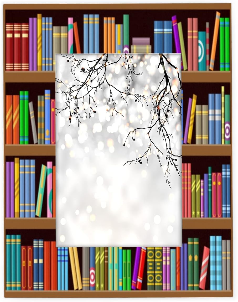 Amazon.com - QIANDODUO Library Book Bookcase 5x7 Picture Frame, Color ...