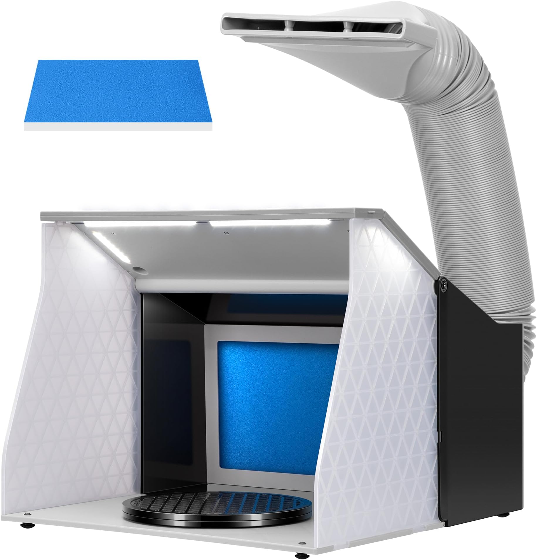 Amazon.com: VIVOHOME Dual Fans Airbrush Paint Spray Booth with 4 LED ...