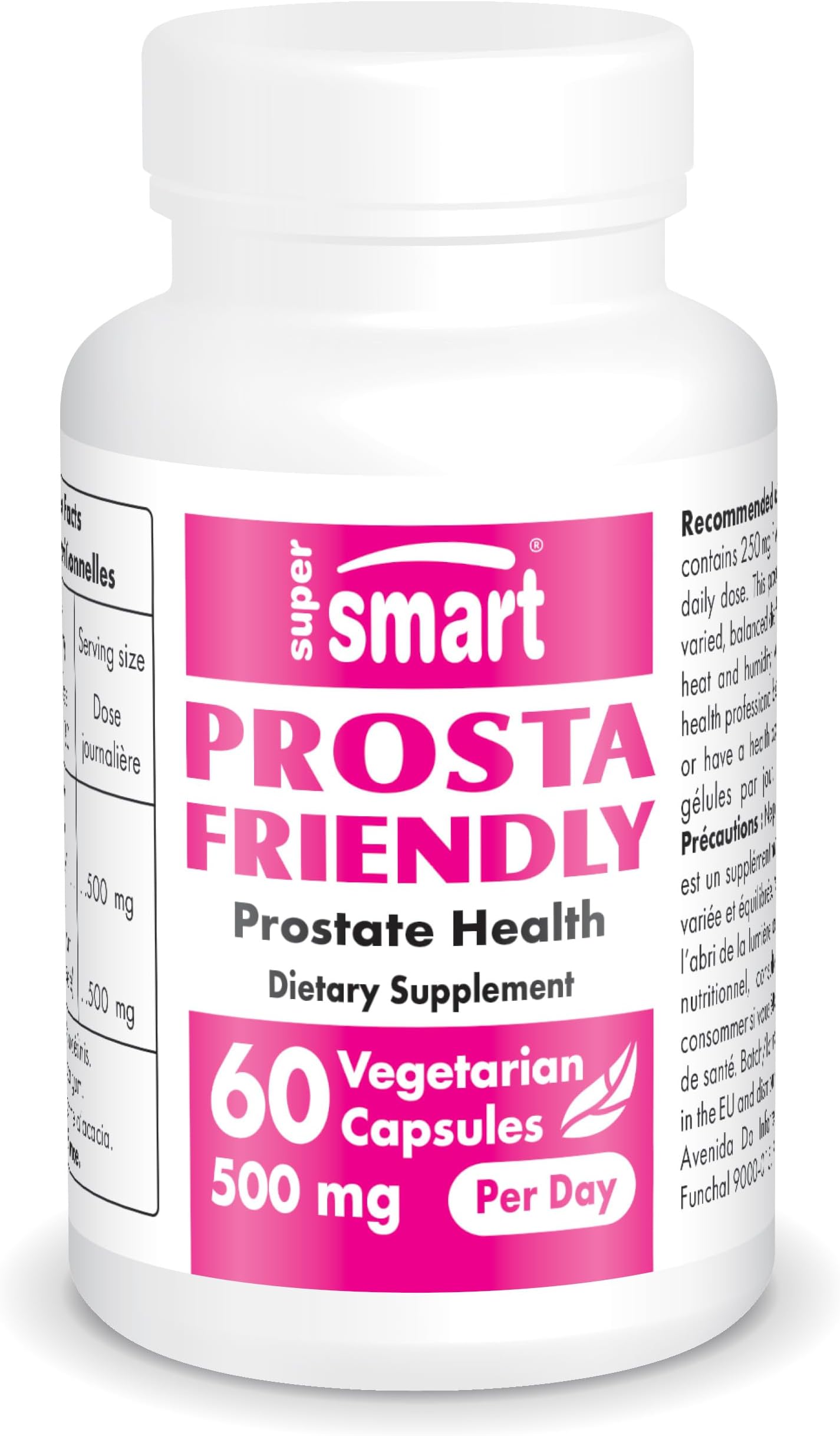 Amazon.com: Supersmart - Prosta-Friendly 500 mg Per Day - Cranberry ...