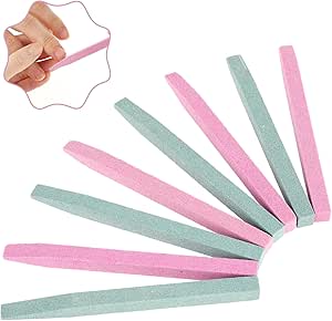 Amazon.com : Stones Files for Nails 8 Pcs Stone Nail File, Pumice Stone ...