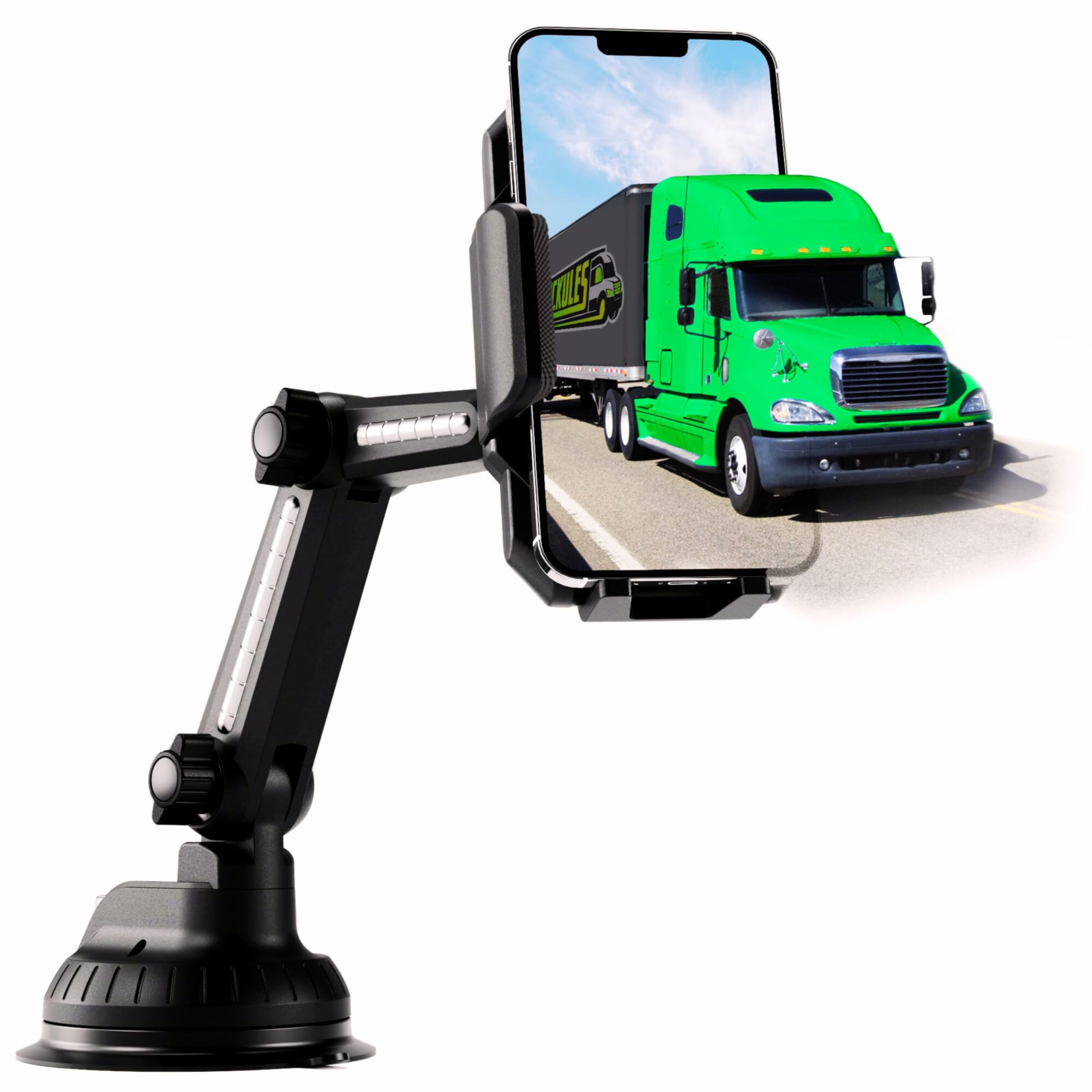 Amazon.com: Phone Mount for Truck Phone Holder for Truck - Heavy Duty ...
