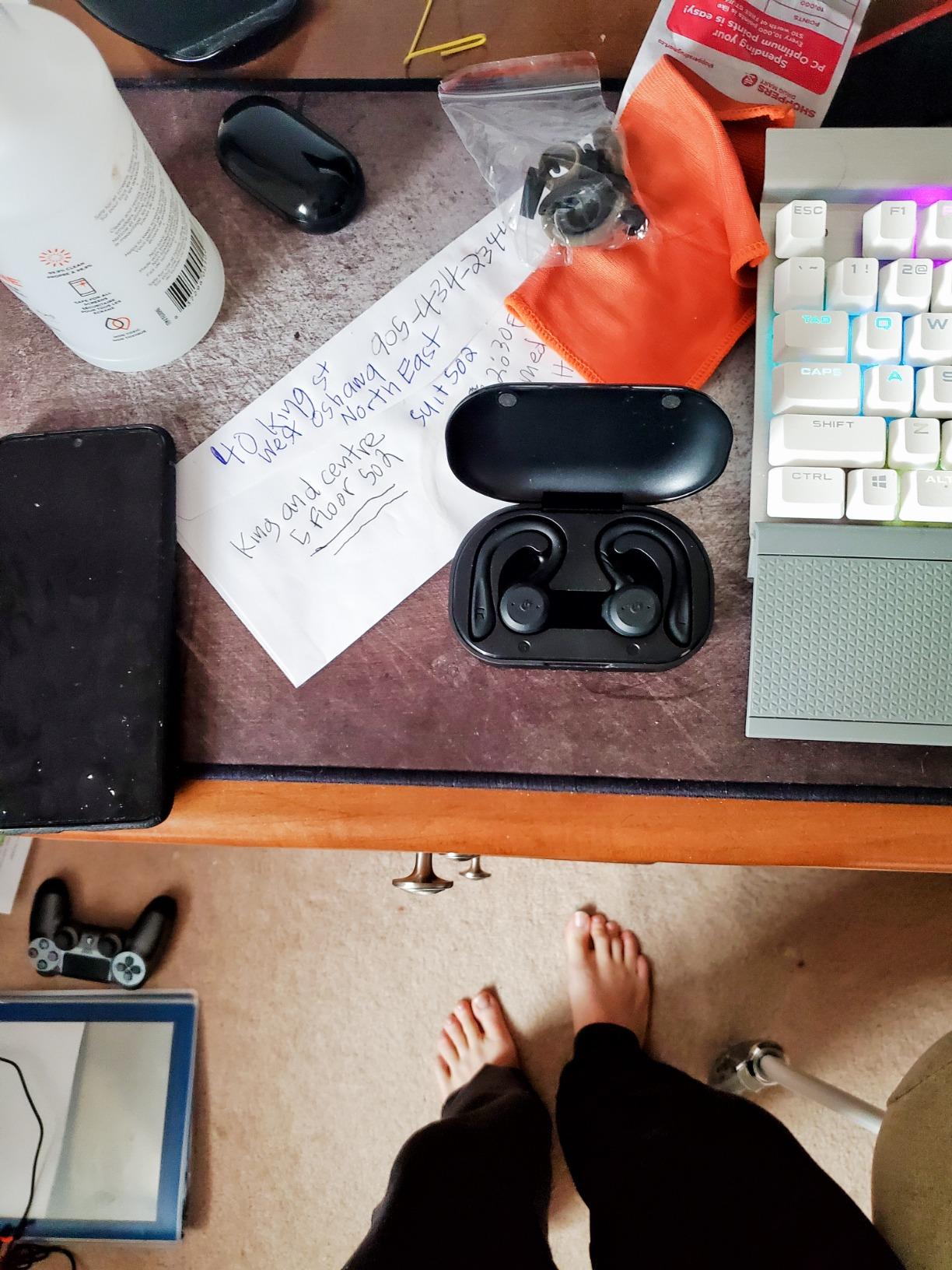 APEKX Bluetooth Headphones True Wireless Earbuds with Charging Case ...