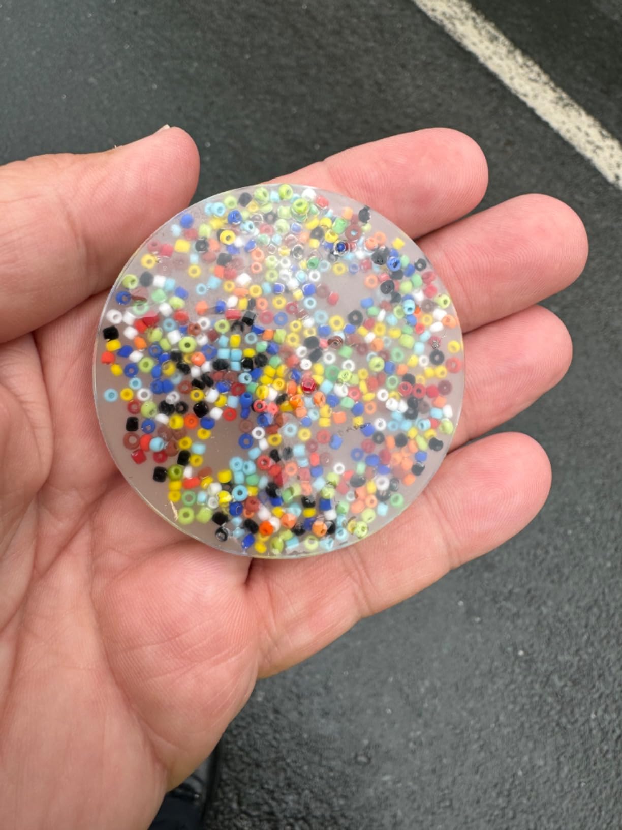 sesameless Skin Picking Fidget Toys, 6*6cm Round Fidget Toys for Skin ...