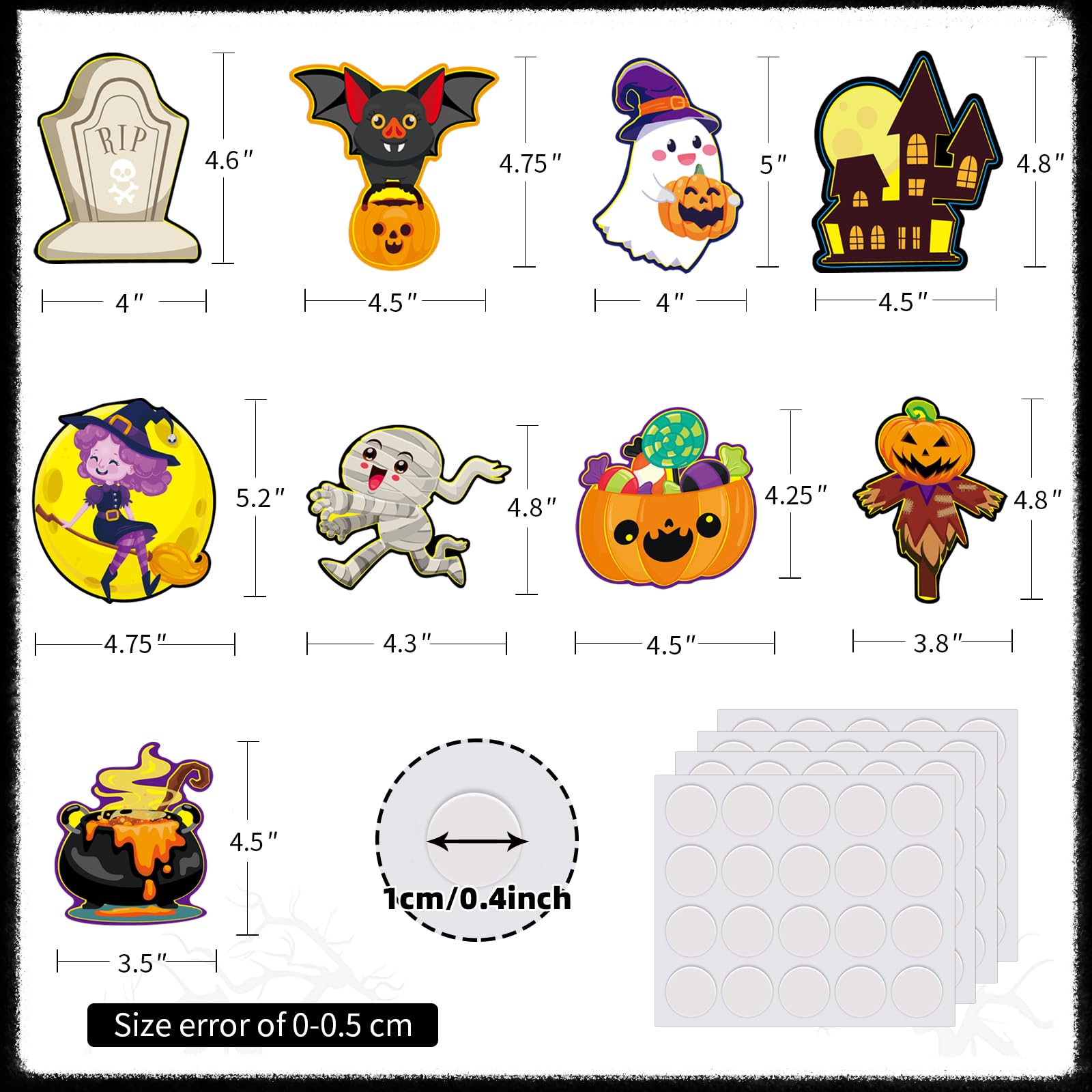 Snapklik.com : Halloween Bulletin Board Decorations For Classroom 45PCS ...