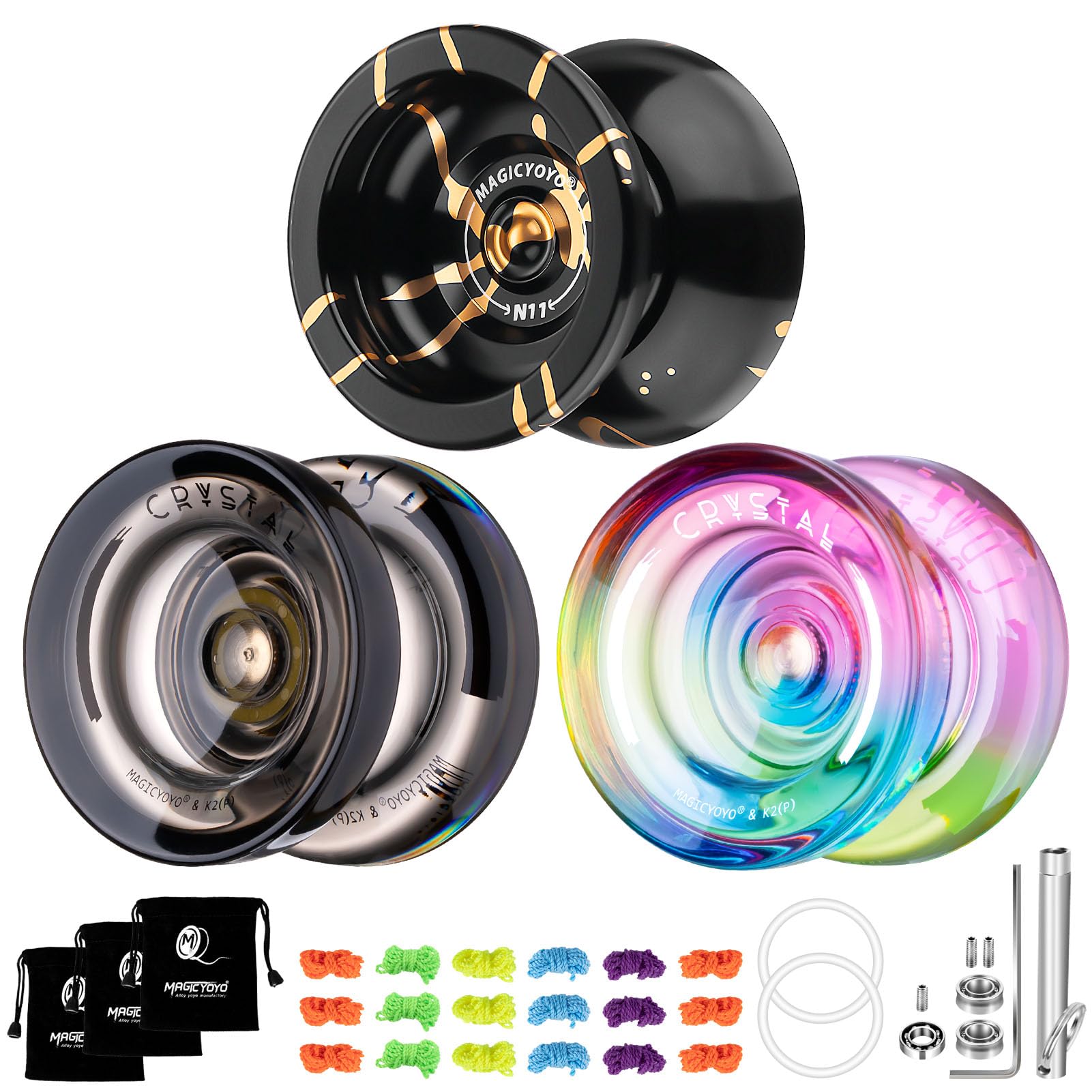 Snapklik.com : MAGICYOYO N11 Unresponsive Alloy Yoyos Professional Yoyo ...