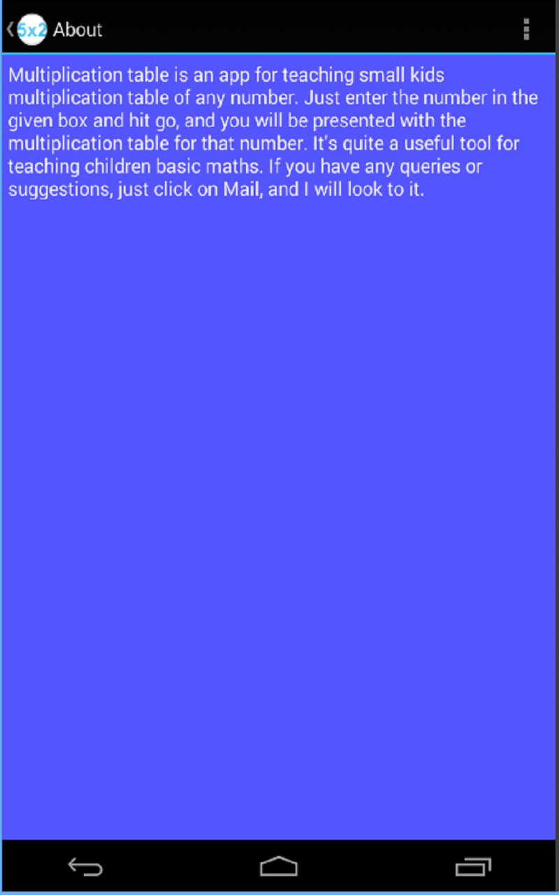 Multiplication Table - App on Amazon Appstore