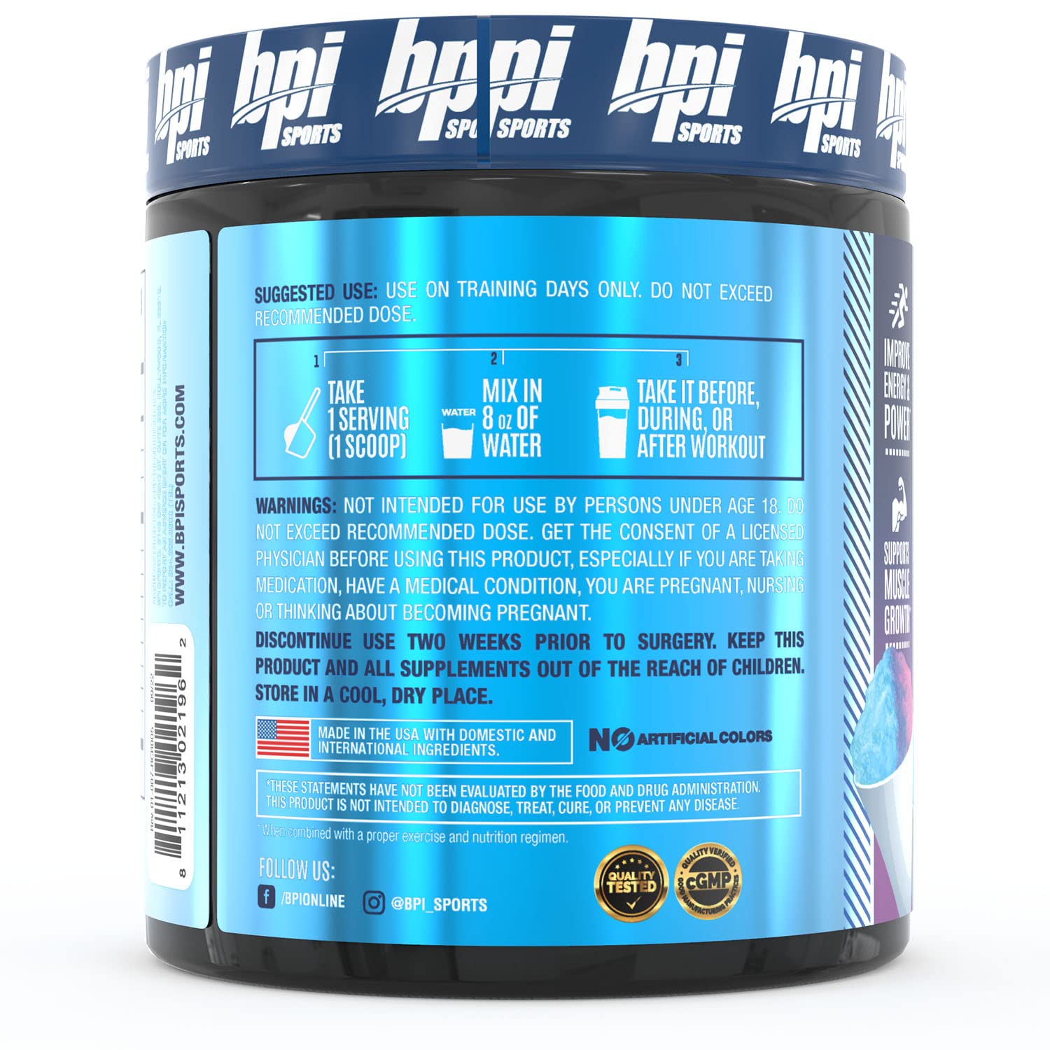La mejor creatina de BPI Spor...B00VM654MK | Encarguelo.com