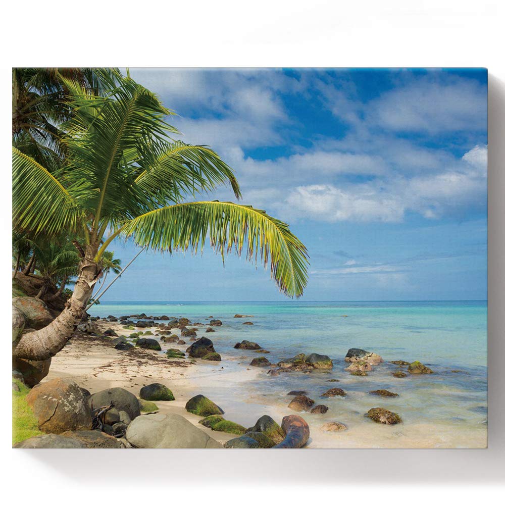 Island Beach Drawing