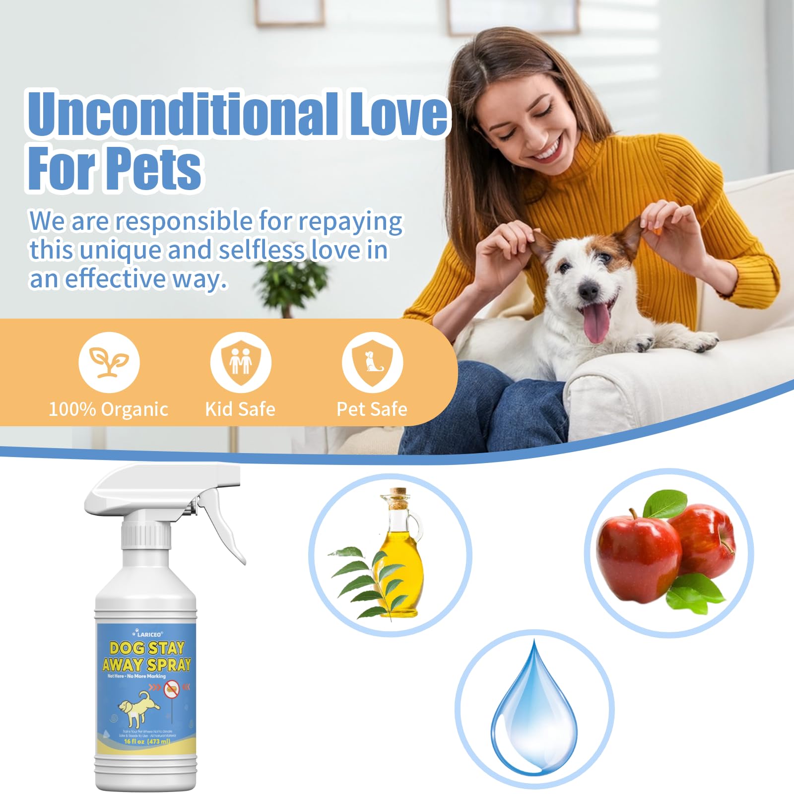Snapklik.com : 16 Oz Pet No Poo Training Spray - Effective Dogs Dont ...