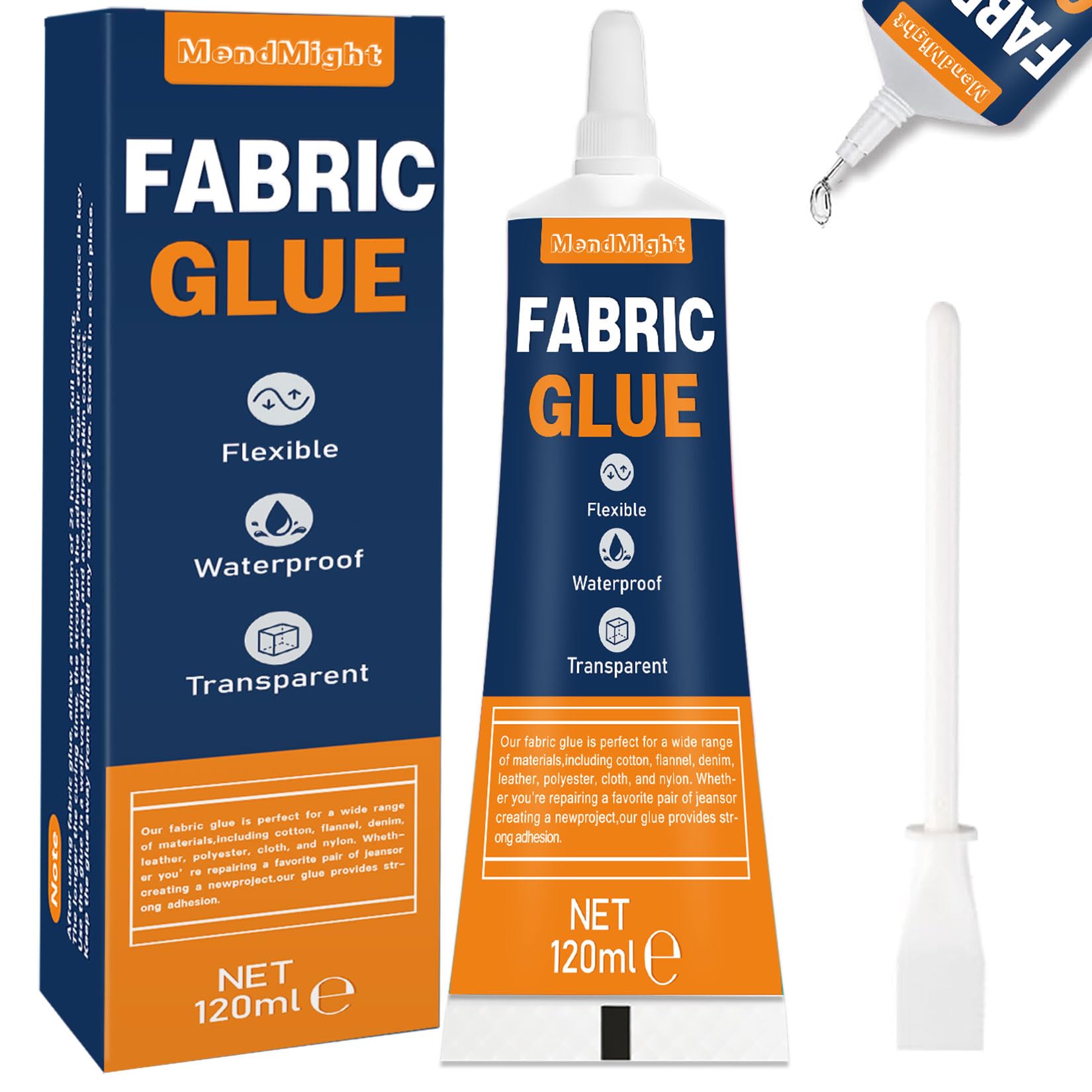 Fabric Glue, Extra Strong Permanent Fabric Adhesive for Clothes Repairs ...