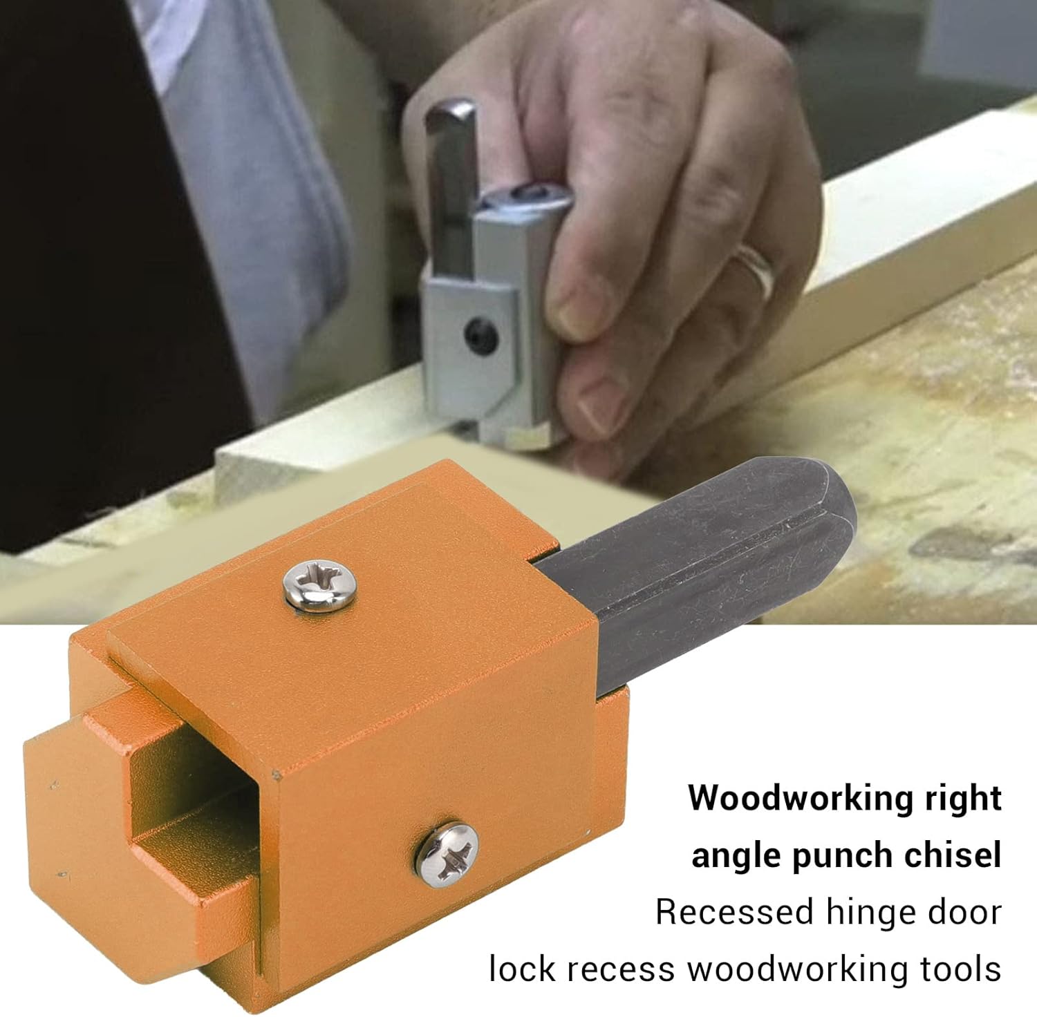 Buy Corner Chisel, Square Mortise Chisel Spring Loaded Wood Corner ...